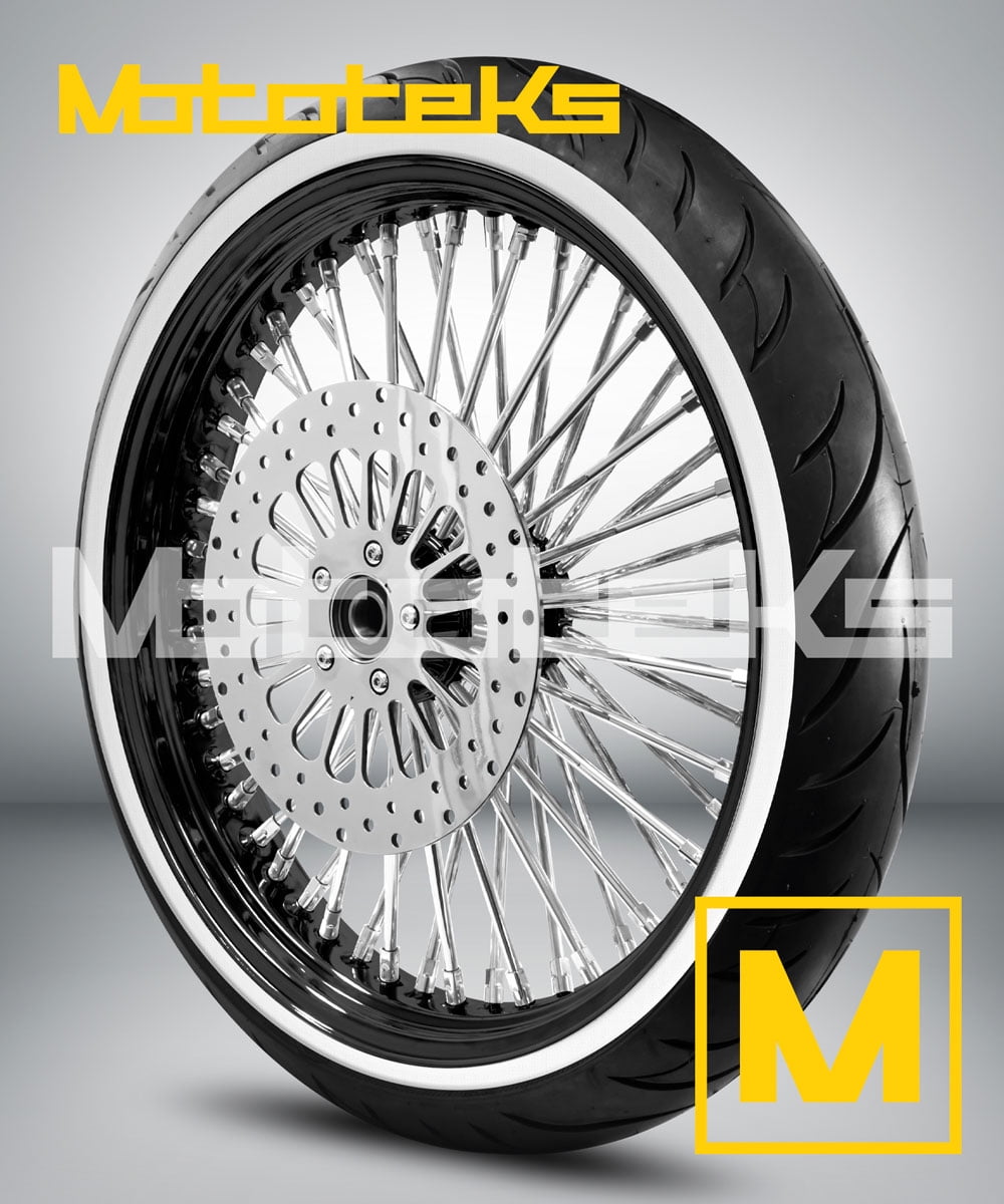 FAT SPOKE WHEEL 21X3.5 52 DNA HARLEY SOFTAIL MODEL STAINLESS STEEL USA ...