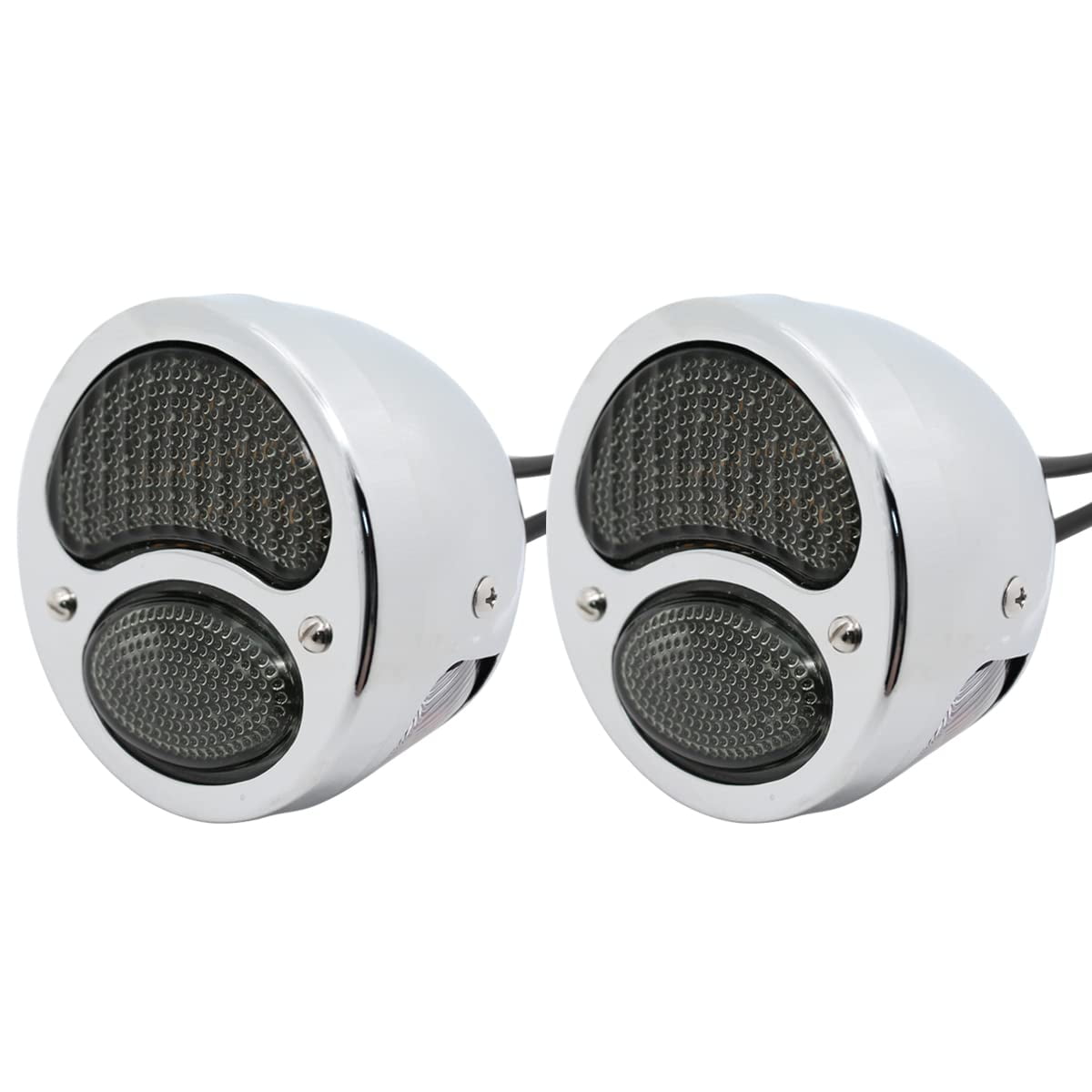 FATECIM 2Pcs Vintage Duolamp IFF17 LED Tail Light Indicator with Turn ...