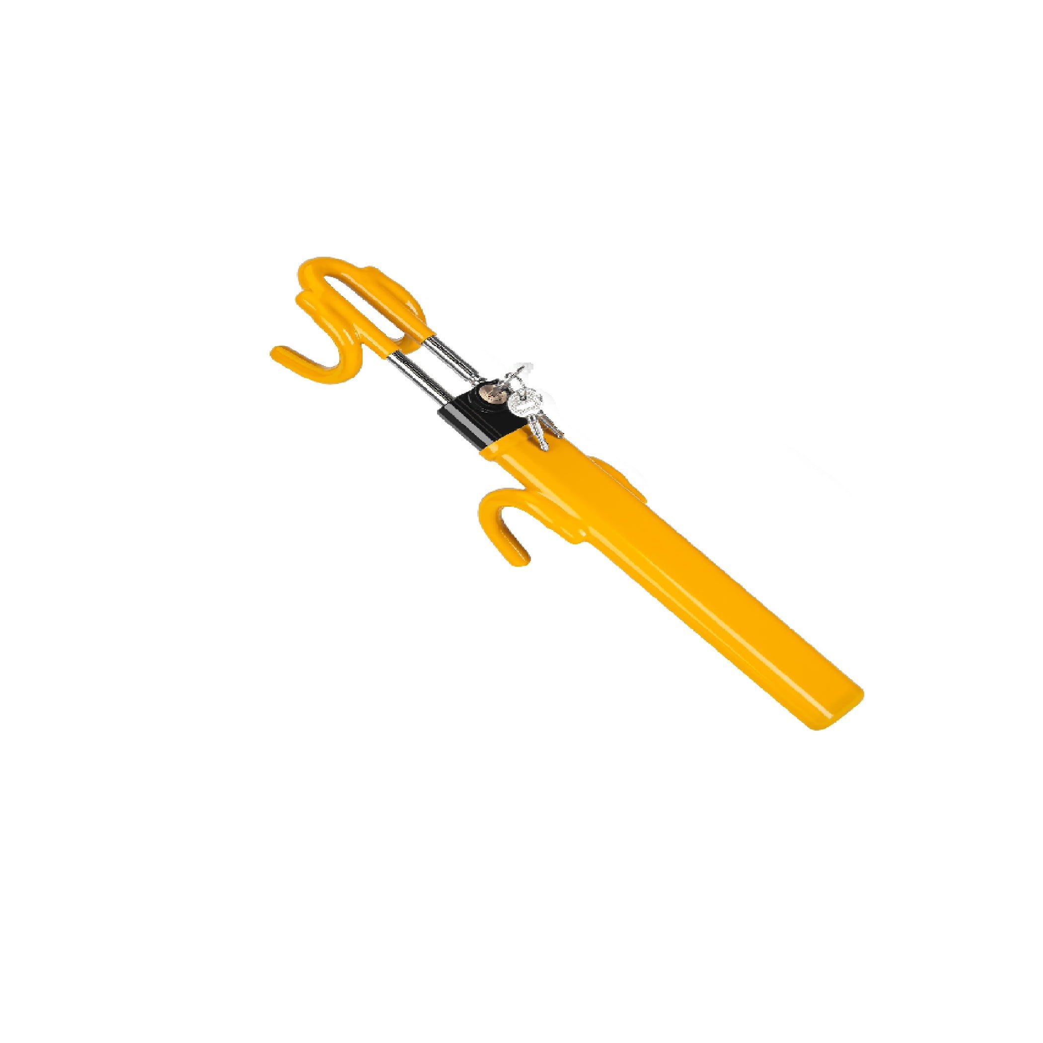 FATFOX Heavy Duty Steering Wheel Lock Anti-Theft Car Device Security ...