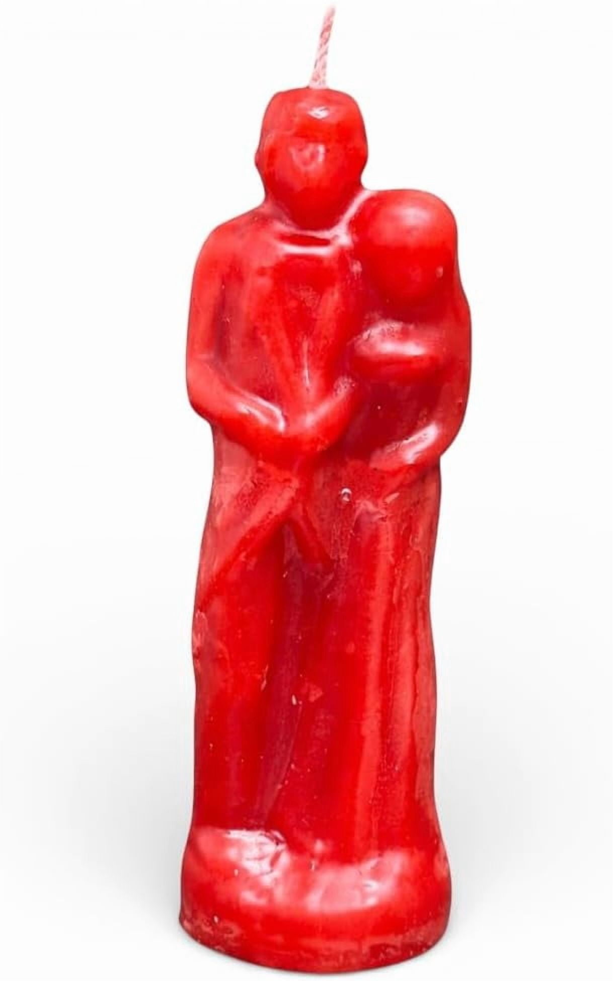 FAUX- Red Marriage Couple Figure Candle Union Candle for Love ...