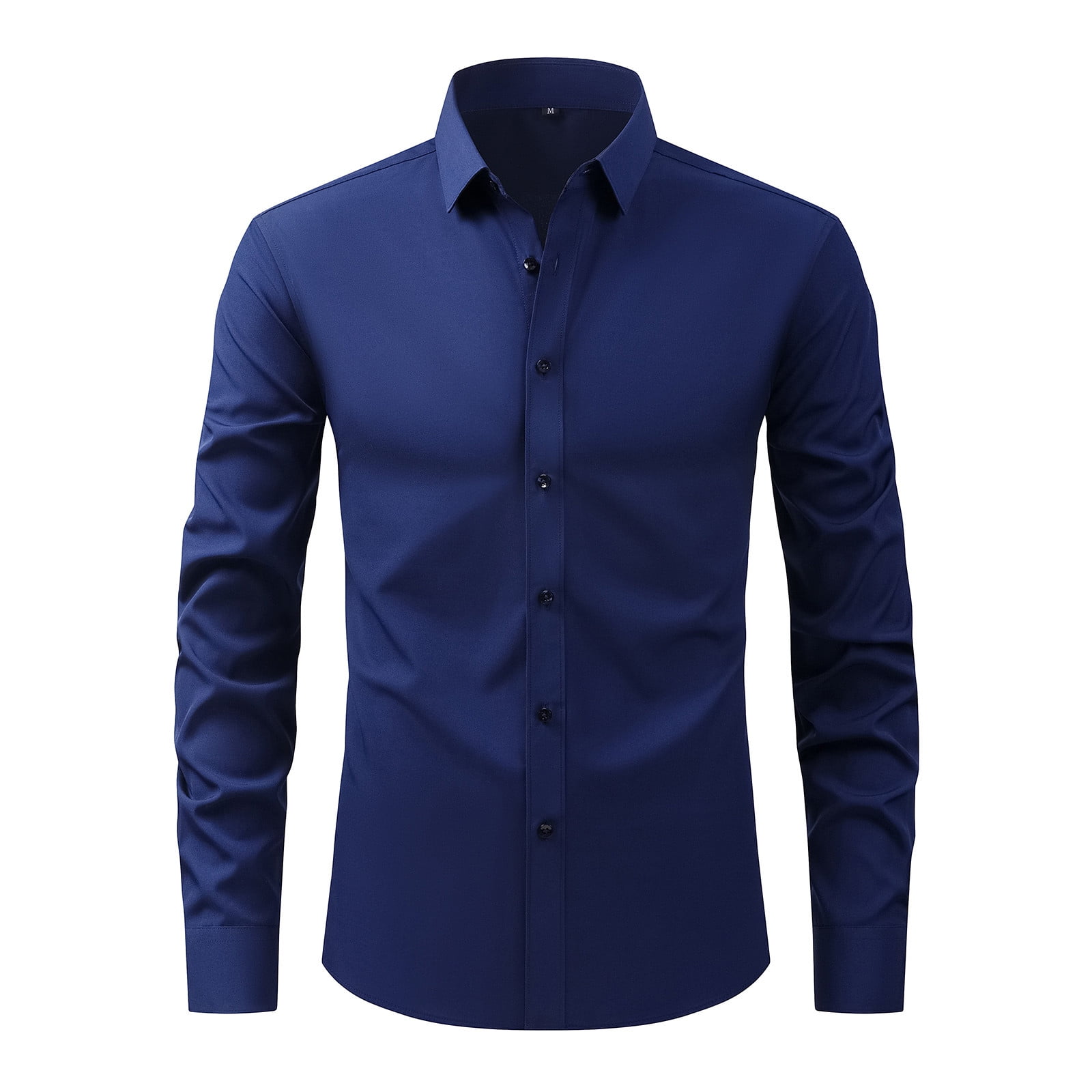 FAVIPT Mens Dress Long Sleeve Shirts Button Down Shirts for Men Casual ...