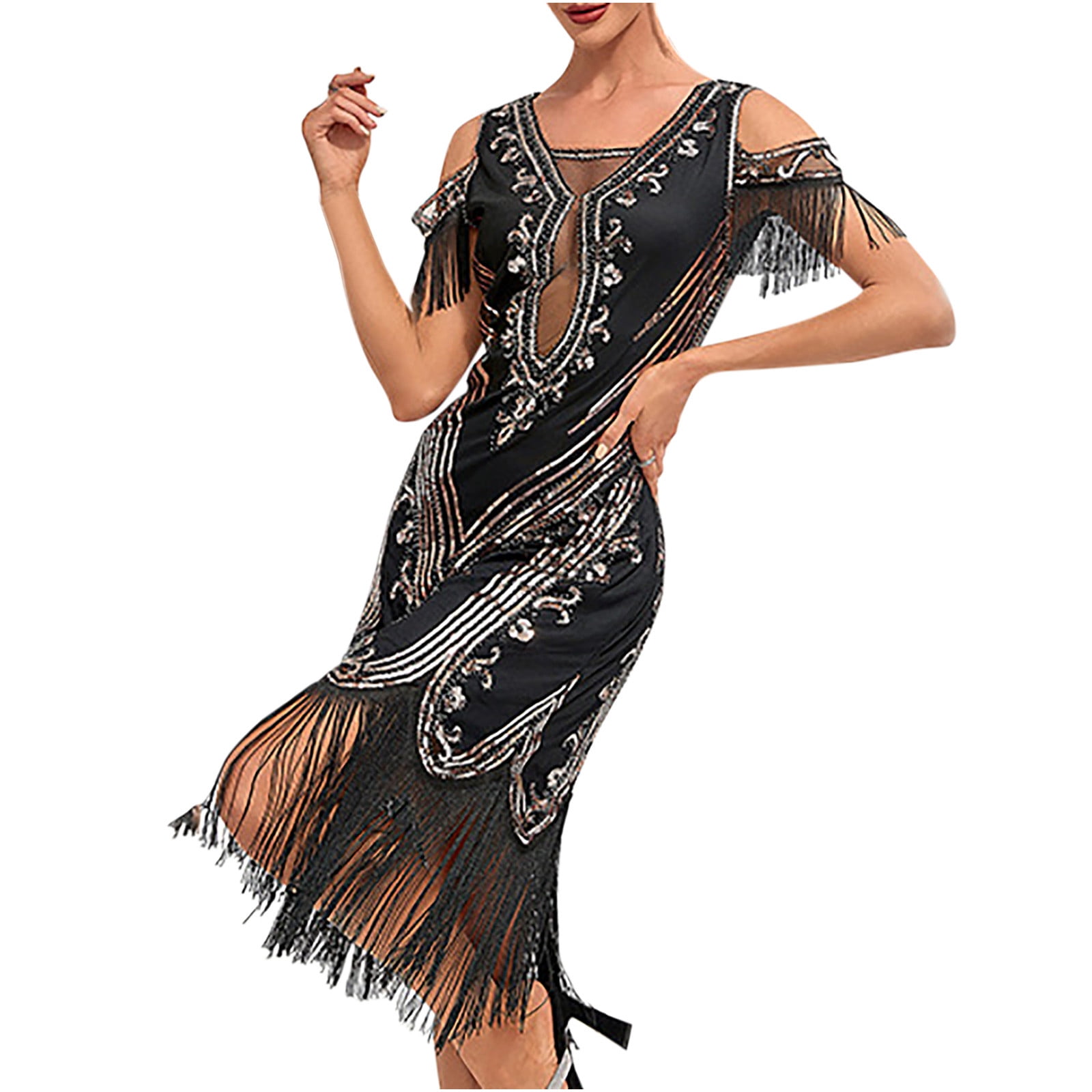 FAVIPT Sparkly Dresses for Women 2025 Party Glitter Sleeveless Mini ...