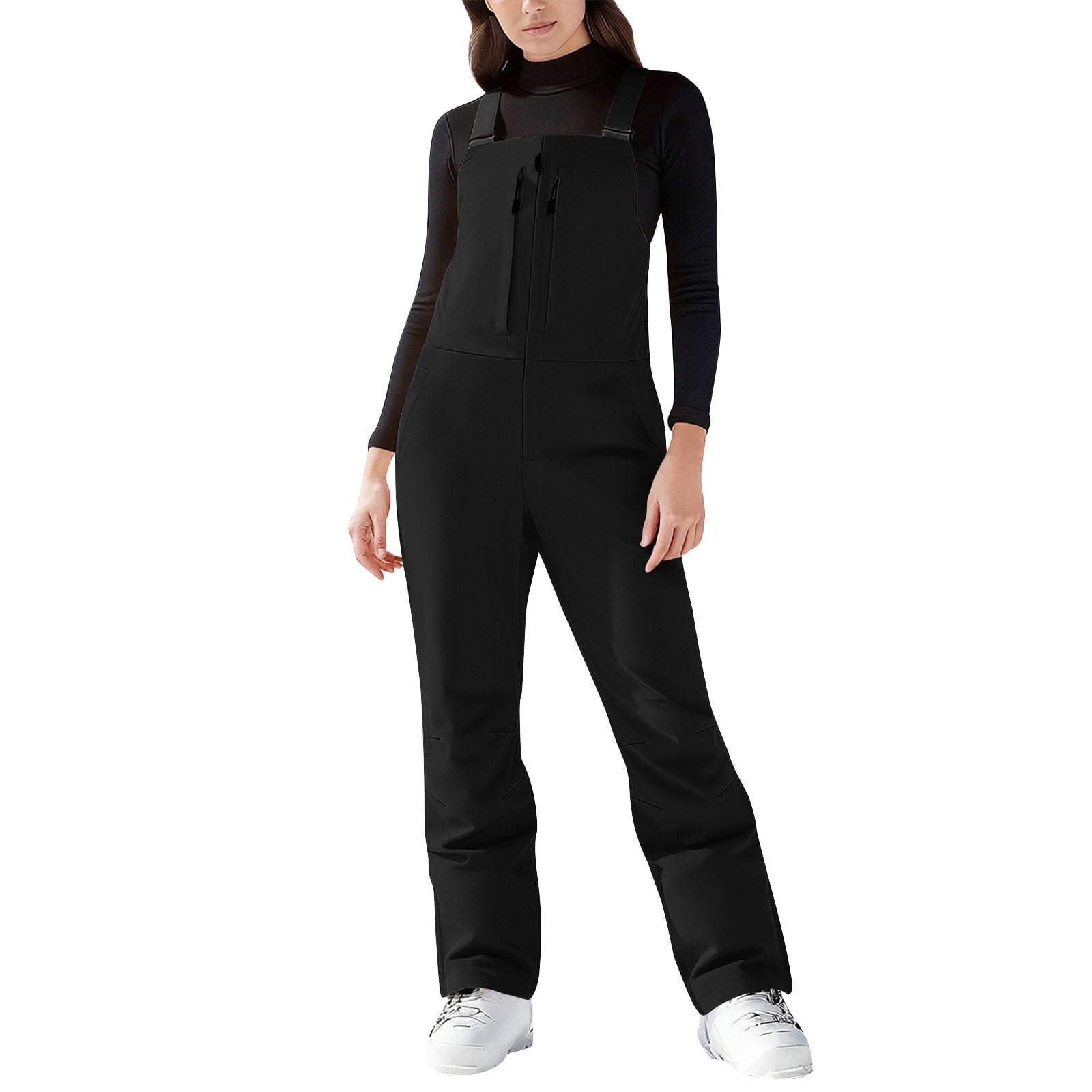 FAVIPT Warm Insulated Snow Bib for Women Waterproof Windproof Snowpants ...