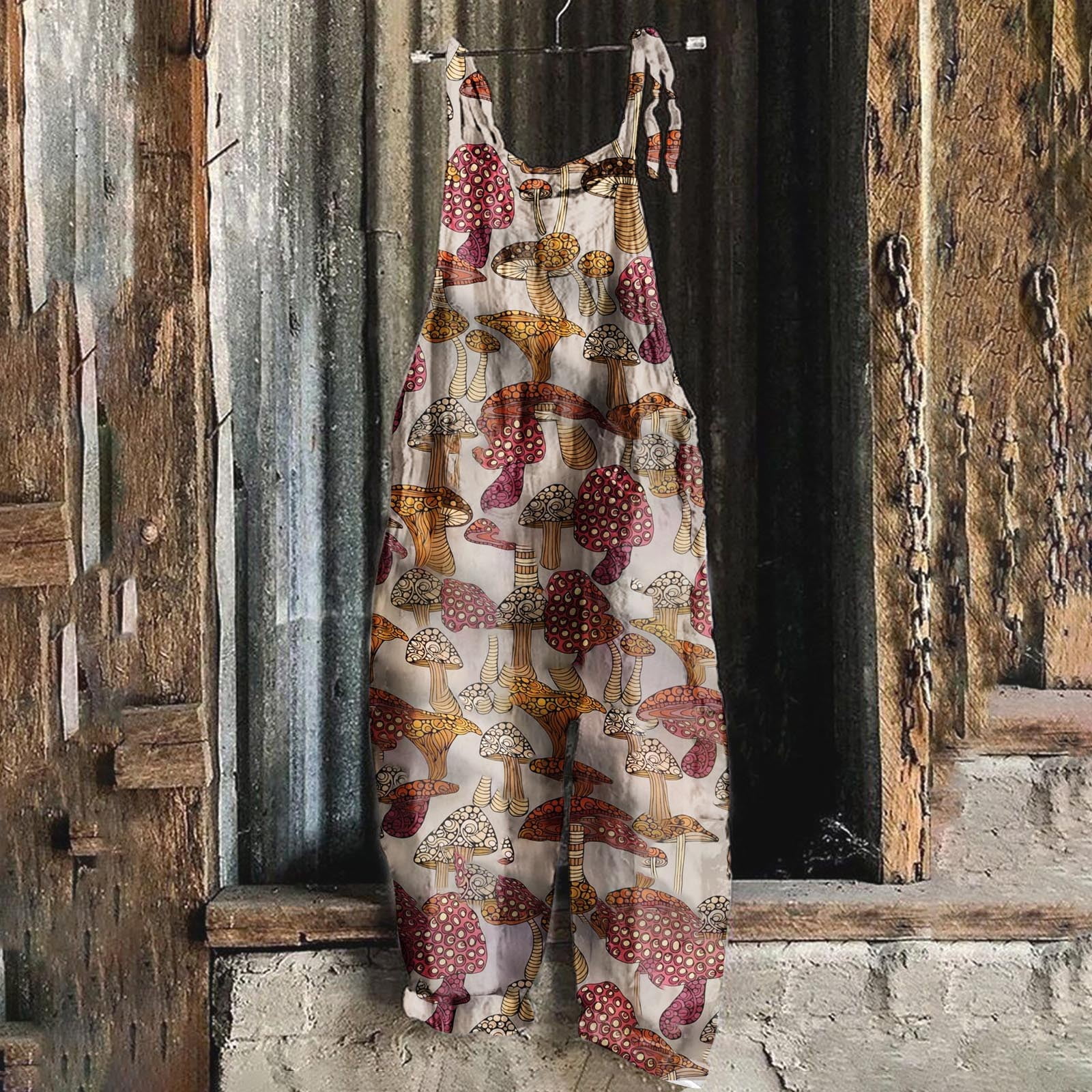 FAVIPT Women 2023 Sleeveless Backless Overalls Casual Long Wide Leg ...