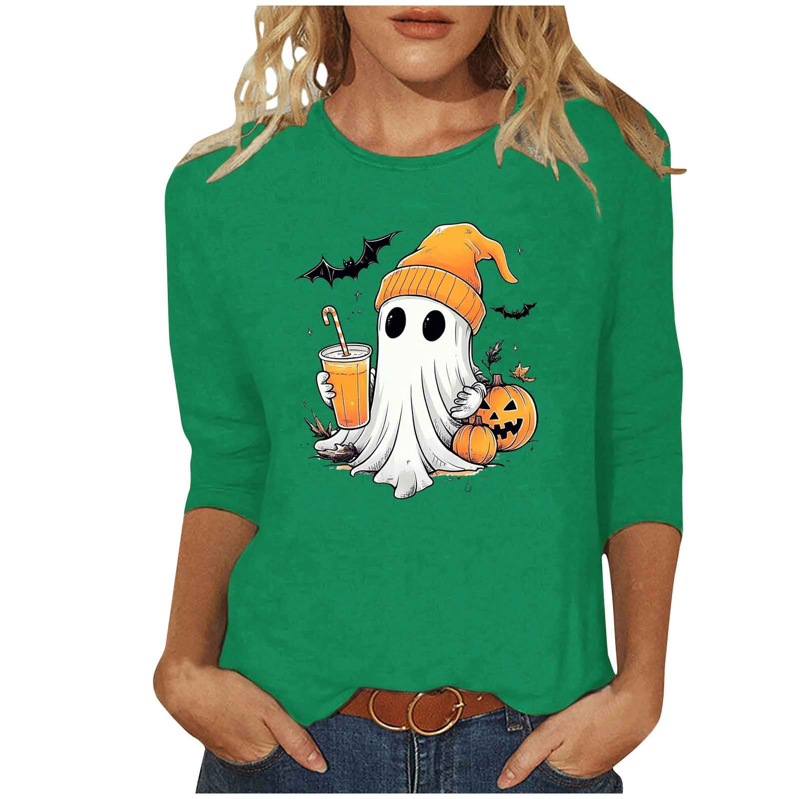 Customer reviews for FAVIPT Womens Spooky Halloween Tops Three Quarter ...
