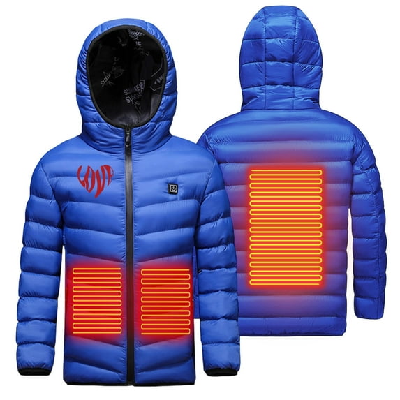 FAWUUDO Kids Heated Jacket,Kids Heated Coats for Girls Boys,Kids Heated ...