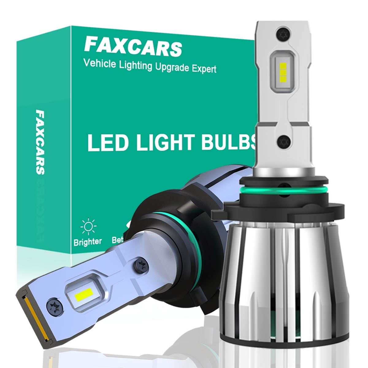 FAXCARS 9006 9006XS HB4 HB4A LED Headlight Bulbs Low Beam Fog Light ...
