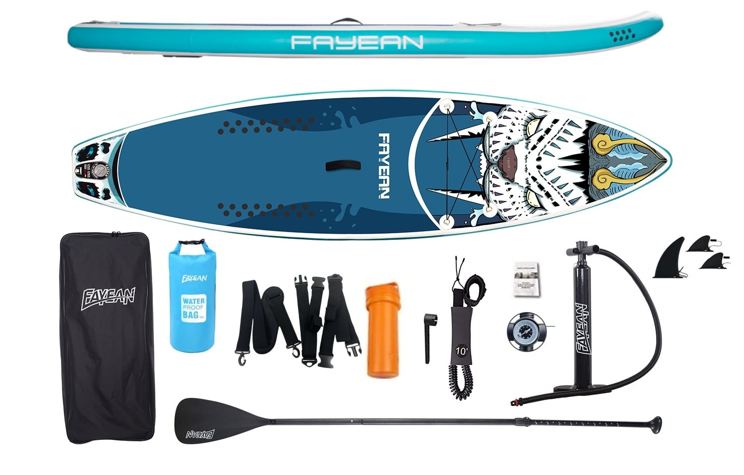 Inflatable Stand Up Paddle Board Adult&Youth,450lbs Capicity,10'6"*33 ...