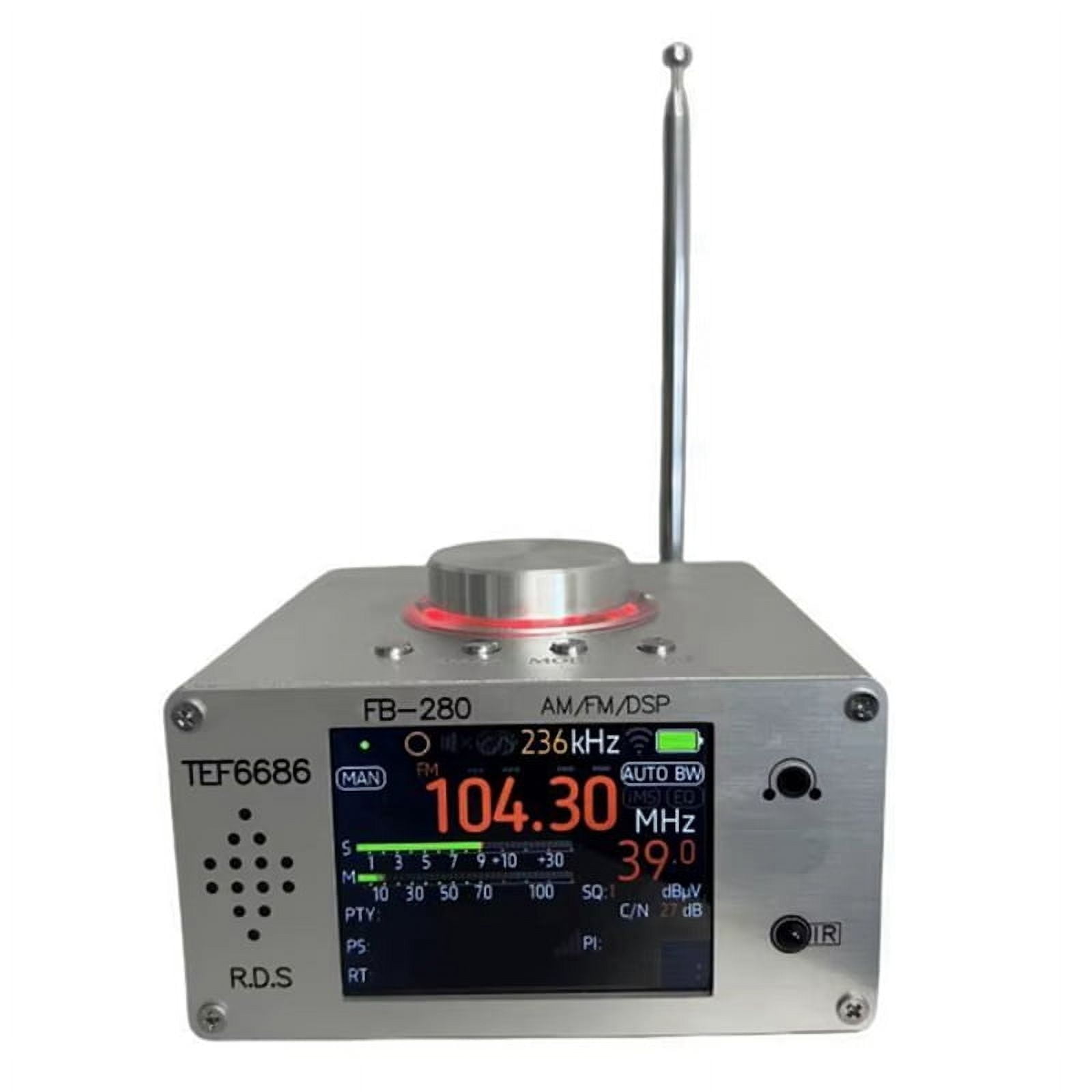 -280 High-Sensitivity Radio FM/AM Supports Global Frequencies, Built-in ...