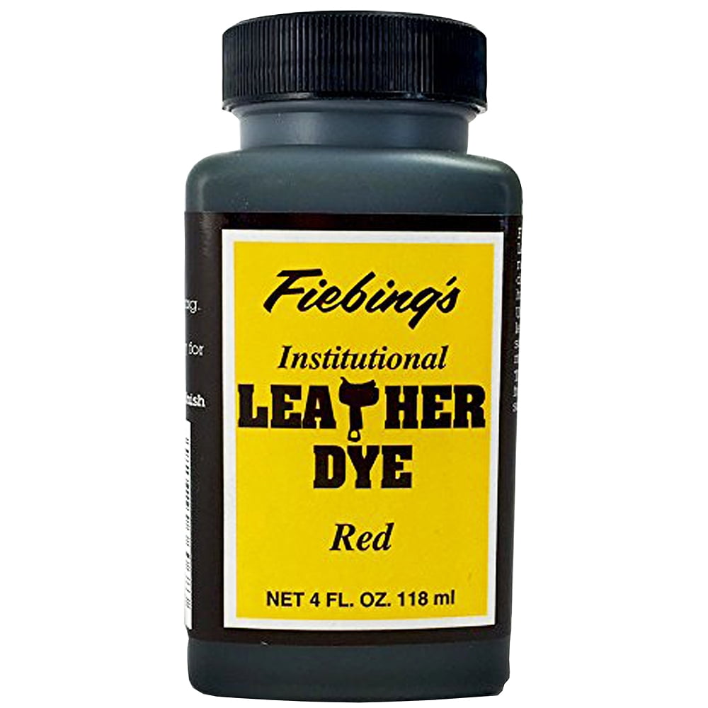 Fiebing's LeatherColors Waterbased Dye (Red) - Walmart.com