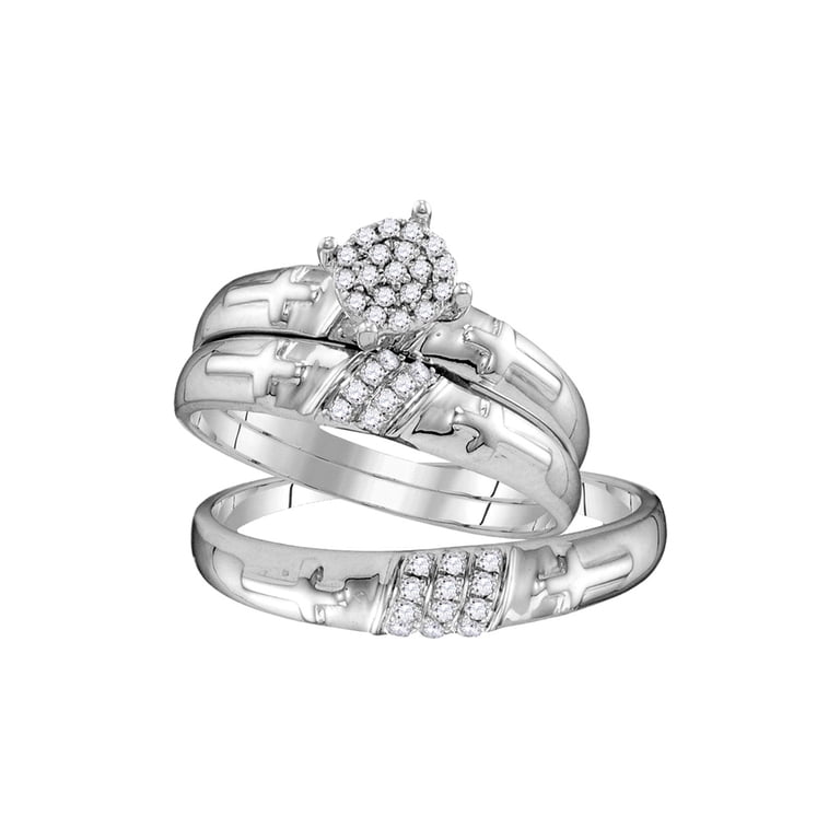 His and hers cross wedding bands 60 photos - Astyledwedding.com