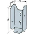Simpson, Strong-Tie FB24Z Fence Bracket - Walmart.com