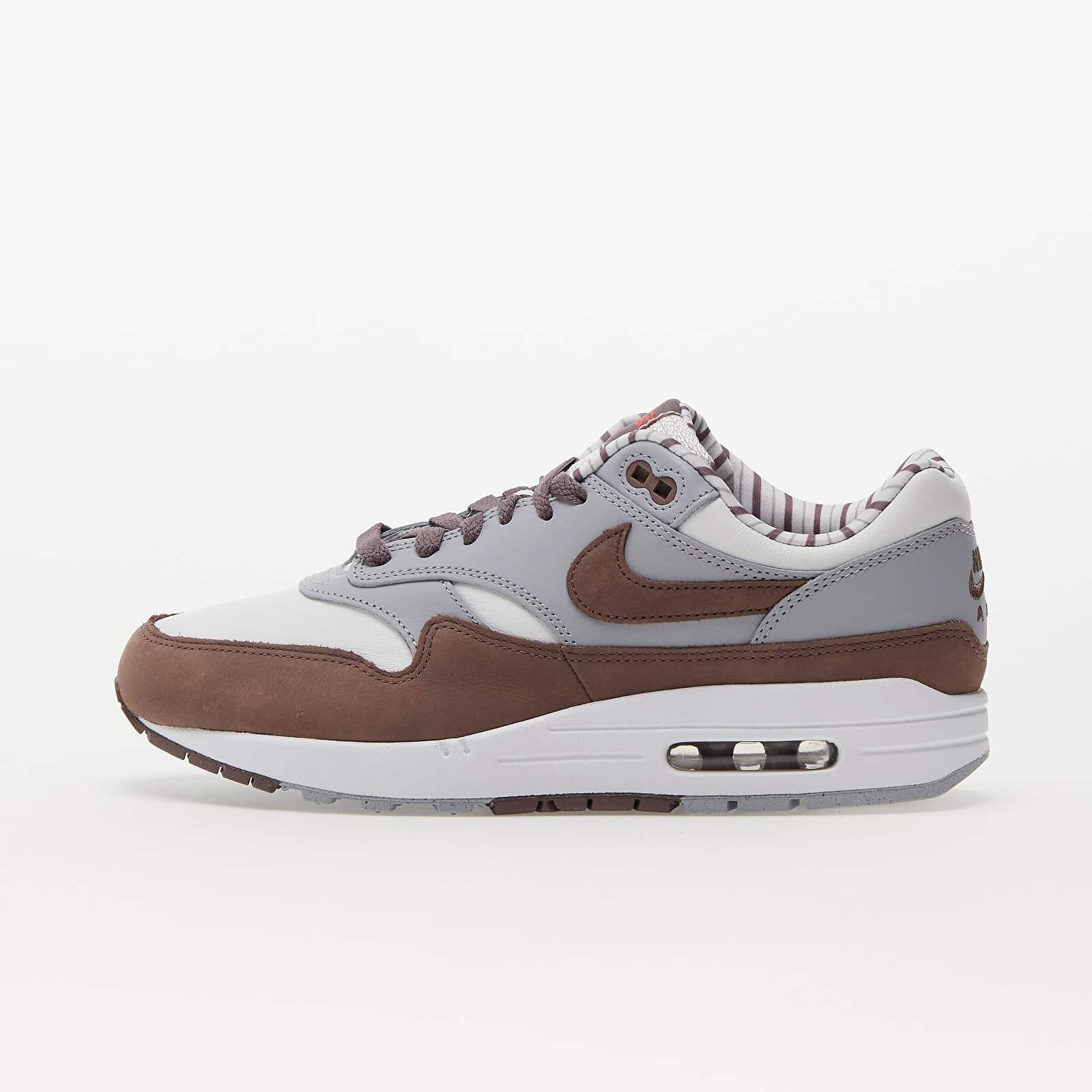 Nike Air Max 1 Premium Summit White/Plum Eclipse FB8916-100 Men's Size ...