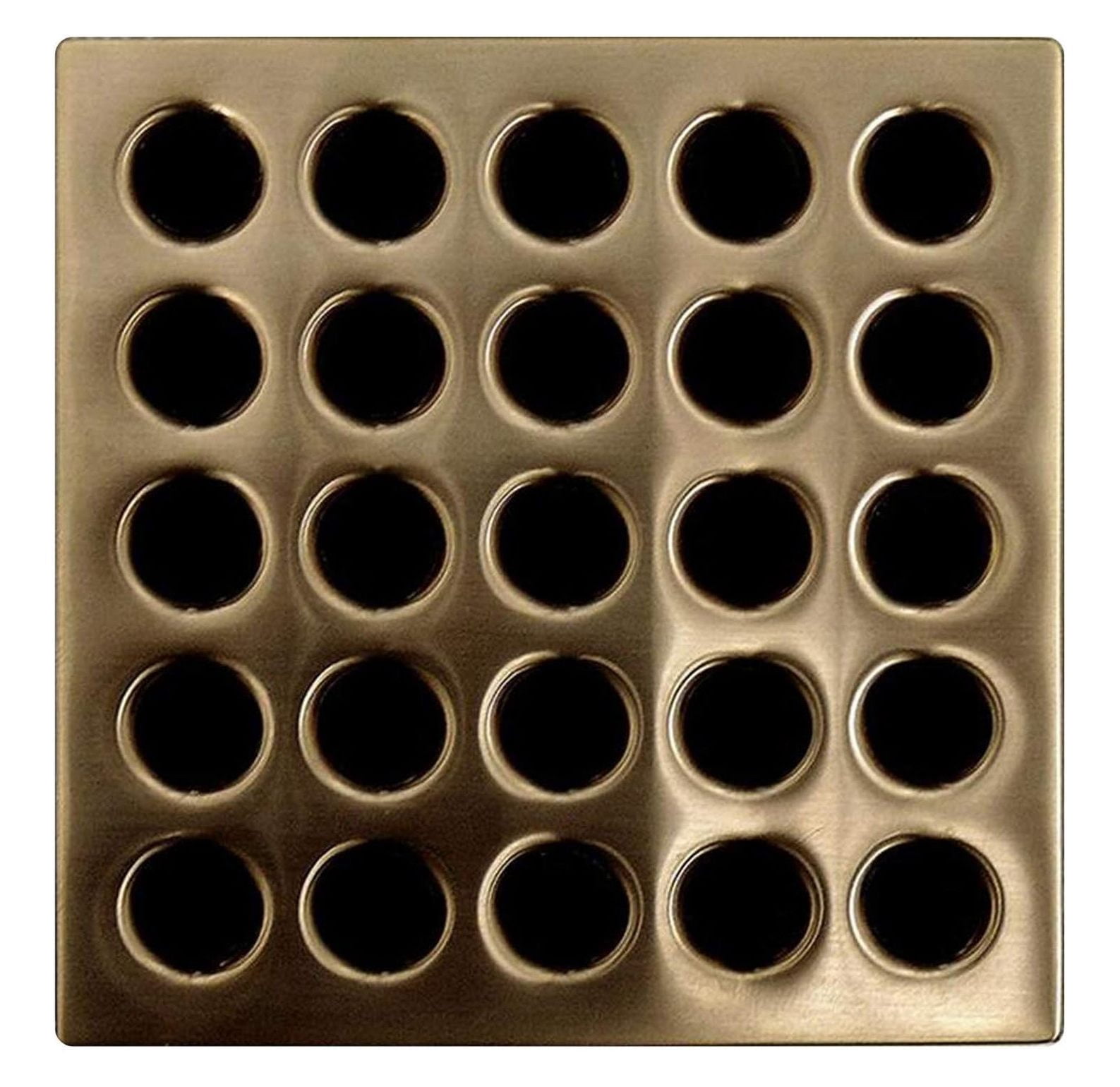 FBA_E4408 E4408 Square Shower Drain Grate, Brushed Bronze - Walmart.com
