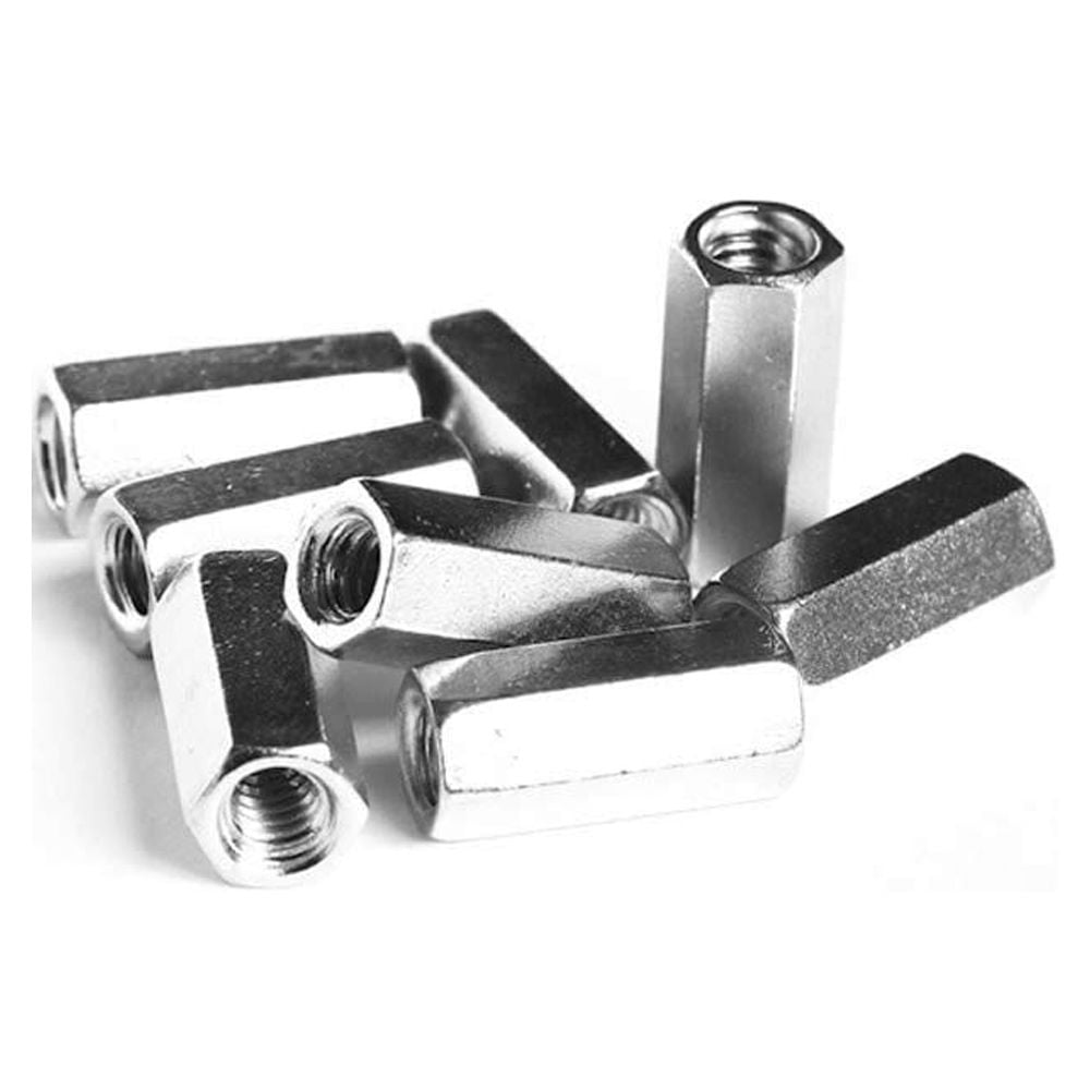 FBCP18 Coupling HEX NUT, 1"-8, 18-8 Stainless Steel, Finish NL-19, PK 1 ...