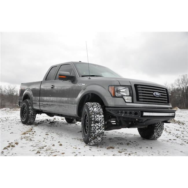 FBFF104 Baja Style Full Width Black Front Pre-Runner Bumper for 2009 ...