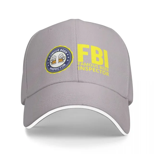 FBI Famous Beer Inspector Baseball Cap Fashion Beach Man Hat custom Hat ...