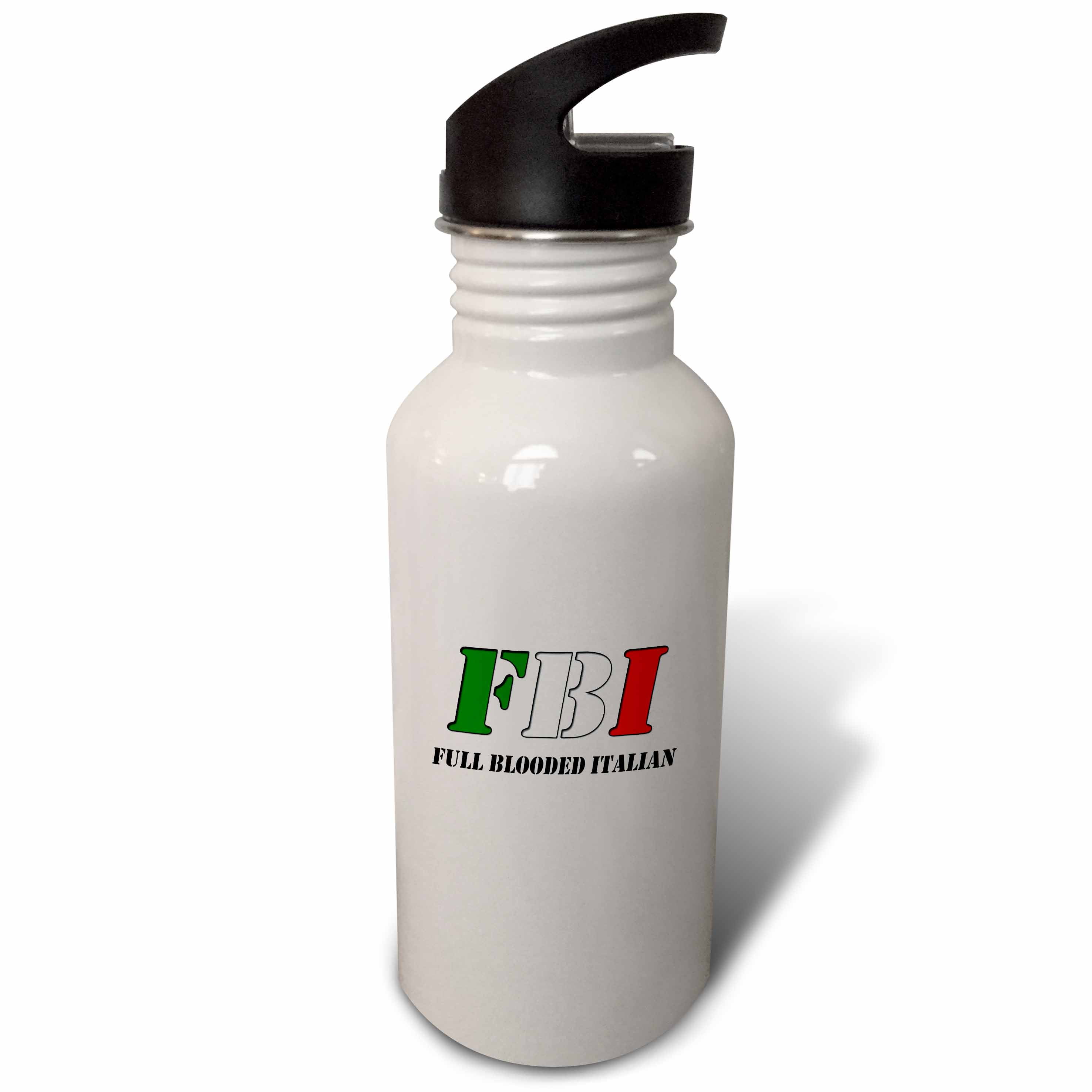 FBI Full Blooded Italian 21 oz Sports Water Bottle wb-163975-1 ...