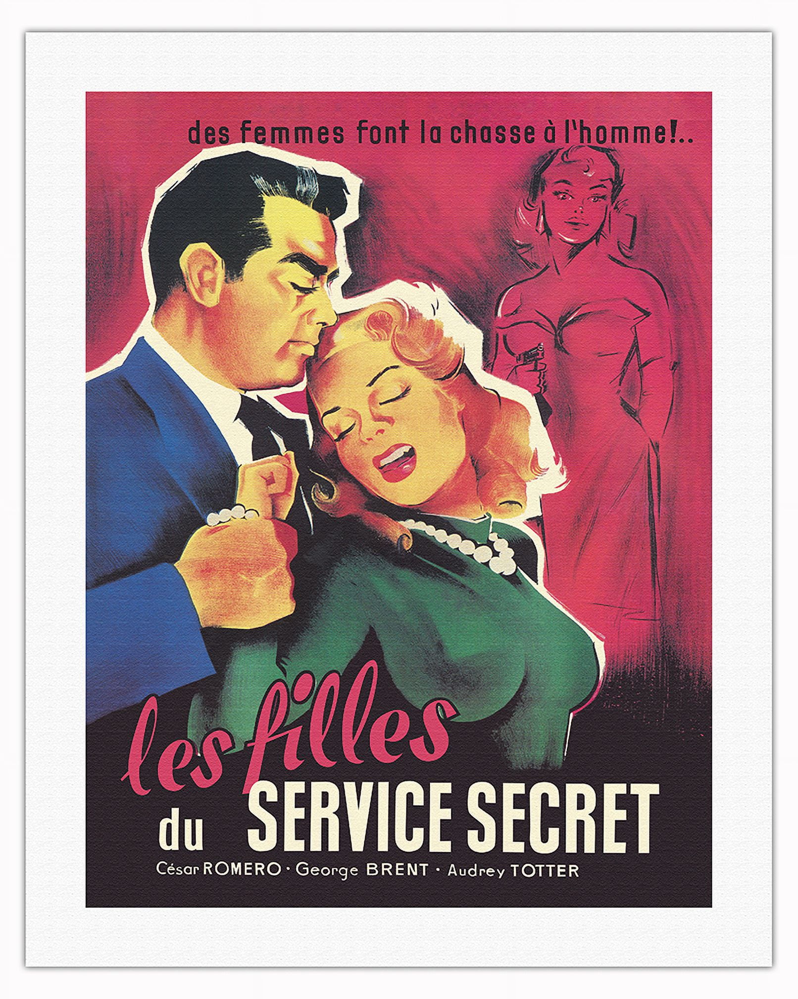FBI Girl (Les Filles du Service Secret) - Starring Cesar Romero and ...