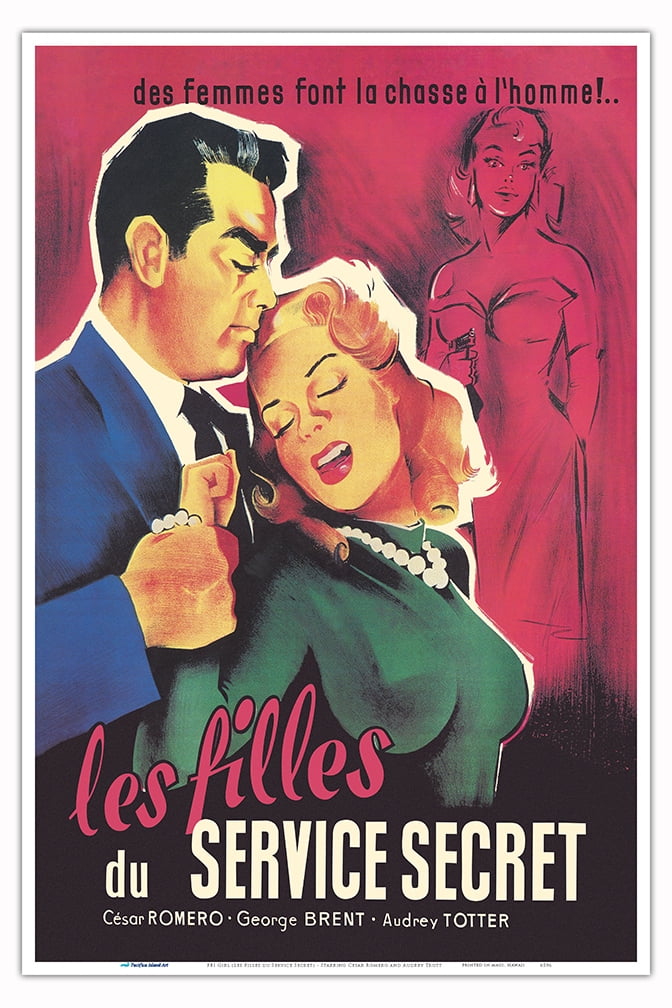FBI Girl (Les Filles du Service Secret) - Starring Cesar Romero and ...