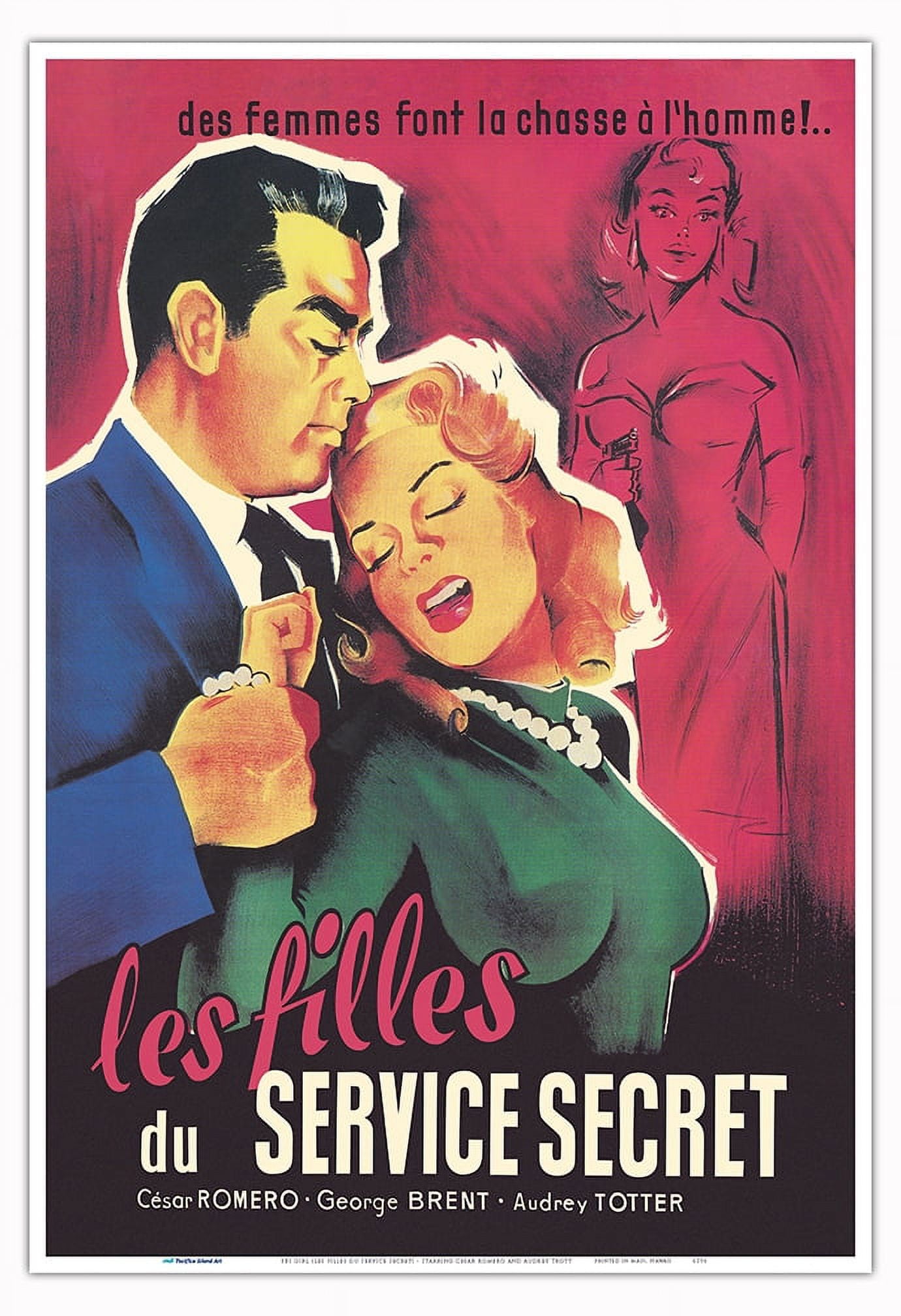 FBI Girl (Les Filles du Service Secret) - Starring Cesar Romero and ...