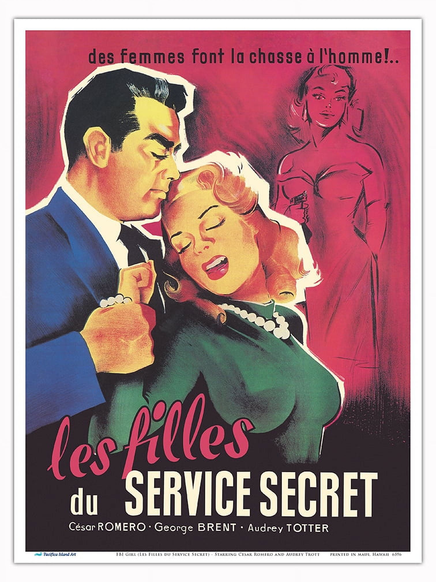 FBI Girl (Les Filles du Service Secret) - Starring Cesar Romero and ...