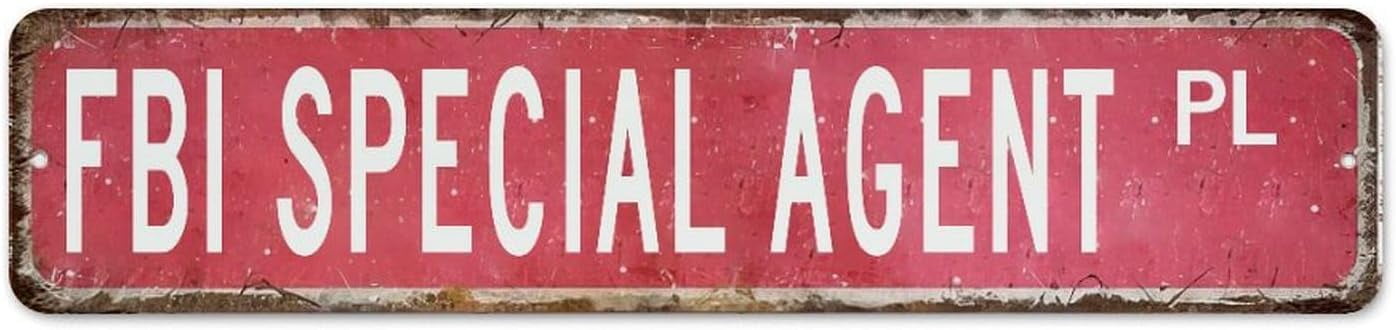 FBI Special Agent Country Metal Signs Retro Lounge Signs PL Series ...