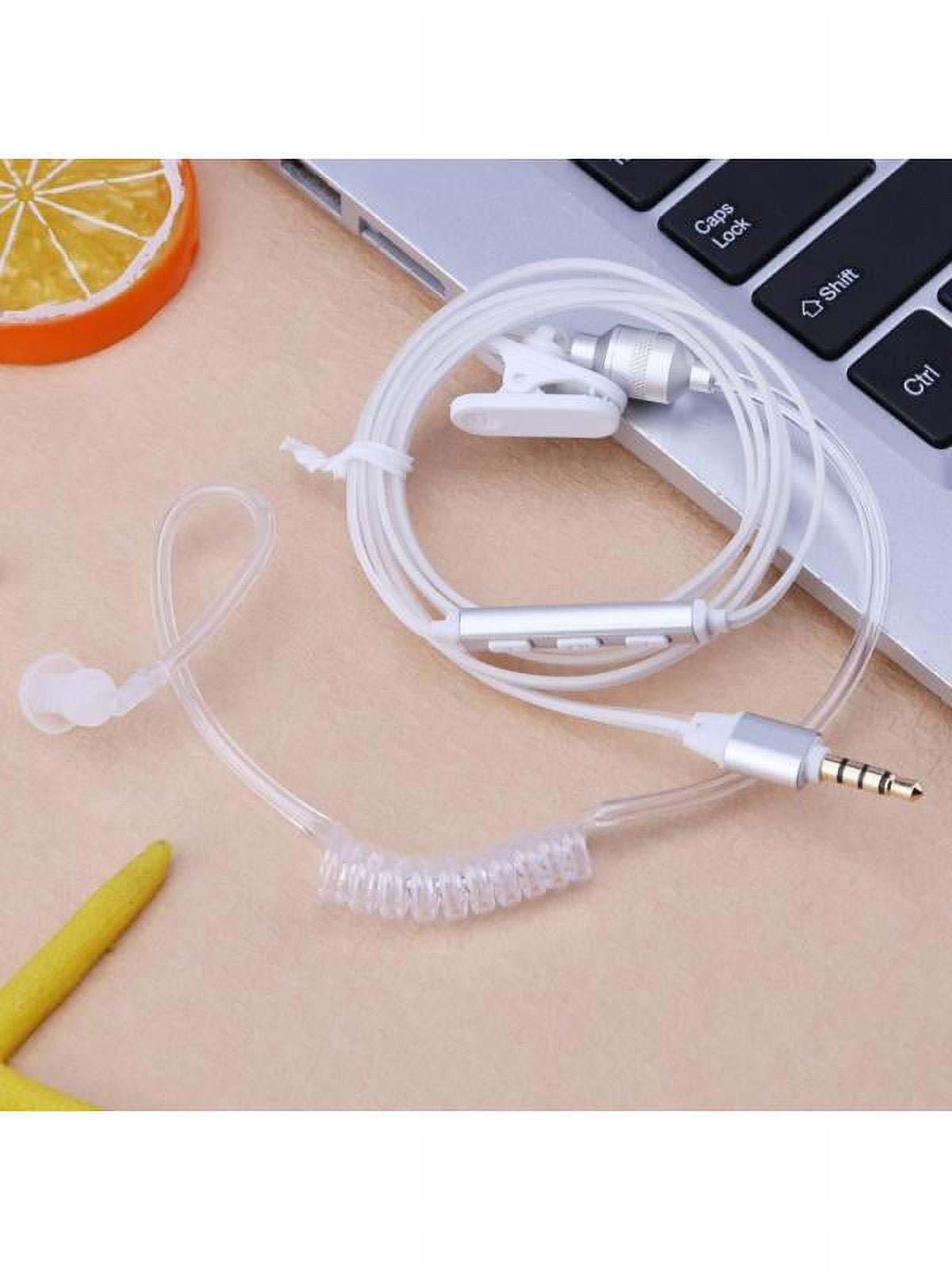 FBI Style Headset Earphone Earpiece Mic Security Radio Walkie Talkie ...