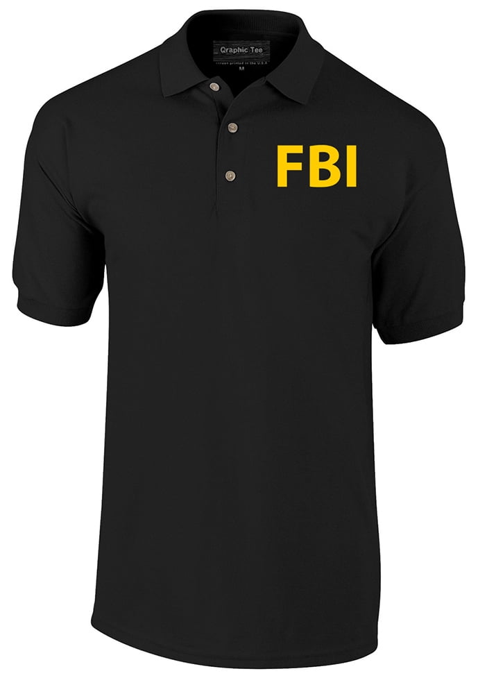 FBI polo shirt, government agent polo shirt, secret service, police ...