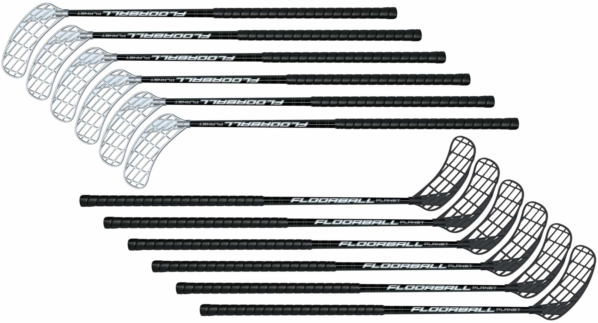 FBP Indoor Sporting Goods - School Floorball Stick Set of 12, 95 cm ...