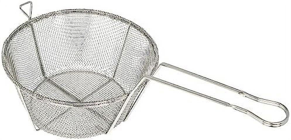FBRS-8 Round Wire Fry Basket, 8-1/2-Inch, 6-Mesh,Nickel,Medium ...