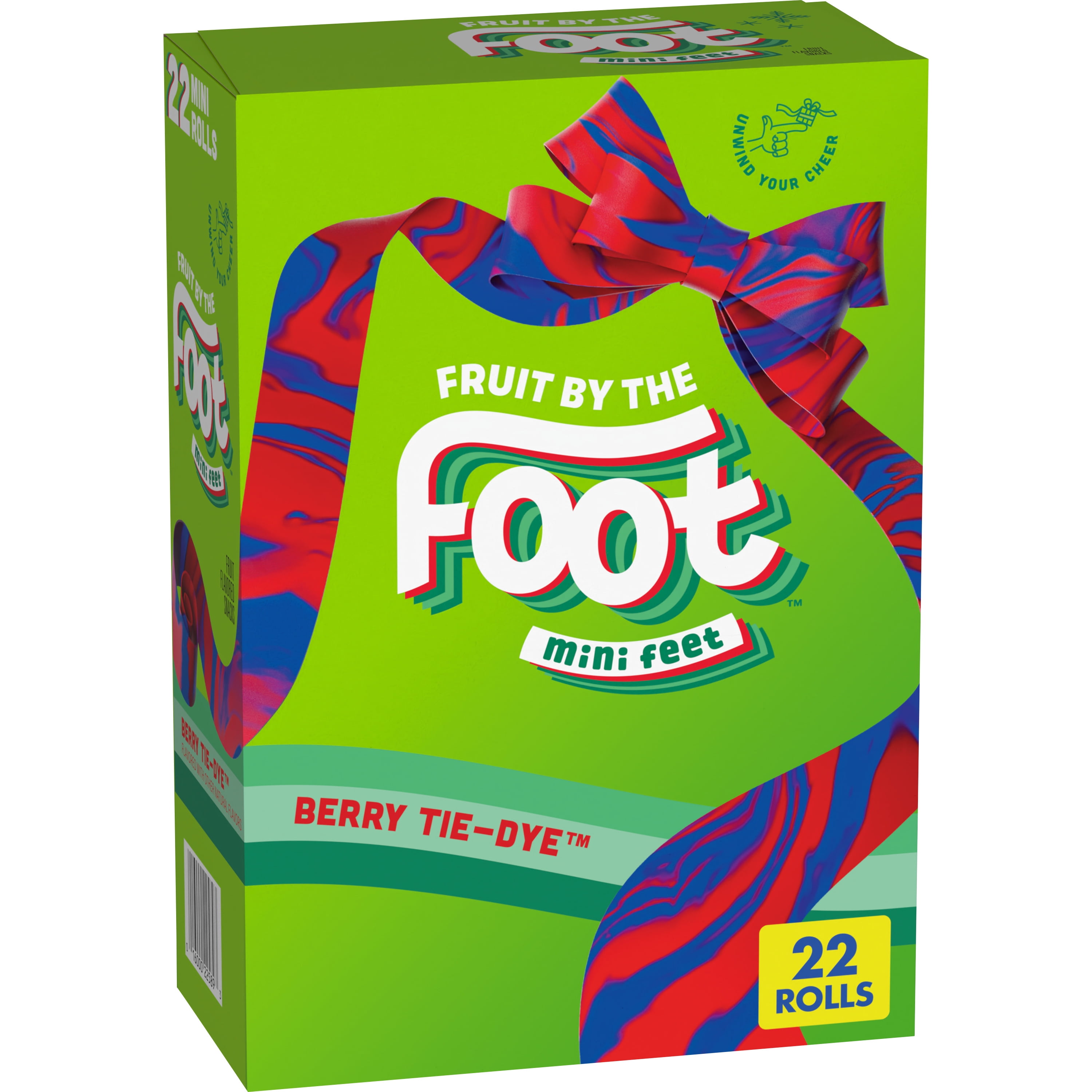 Fruit By The Foot Mini Feet Fruit Flavored Snacks, Berry Tie-Dye ...