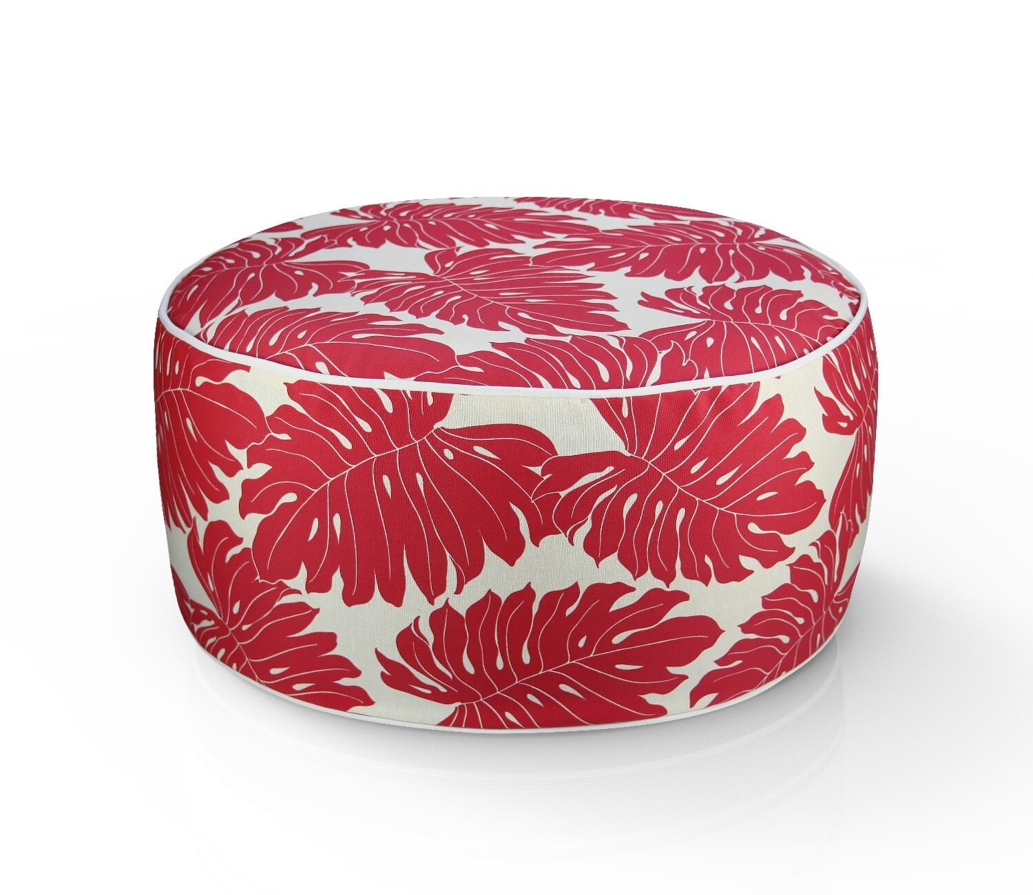 FBTS Prime 21x21x9 inch Round Red Leaves Indoor Outdoor Inflatable ...