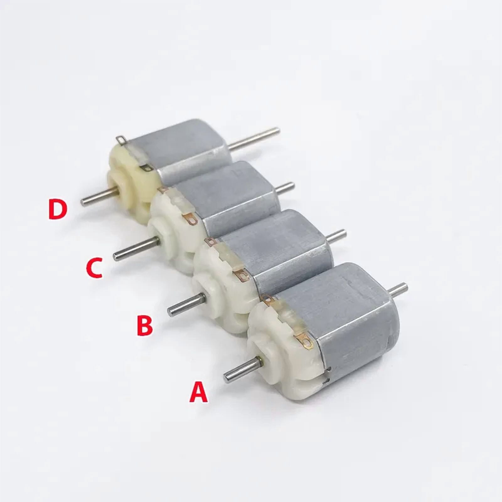 FC-130SA Micro 130 Dual Shaft Motor DC 3V 3.7V 5V 6V 9V 12V High Speed Mini 20mm Electric Motor ...