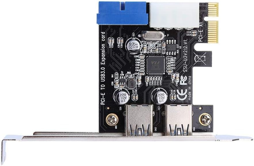 2 Port Usb 3.0 5gb LinksTek 2-Ports 3.1 GEN 1 5Gbps Expansion Card For ...