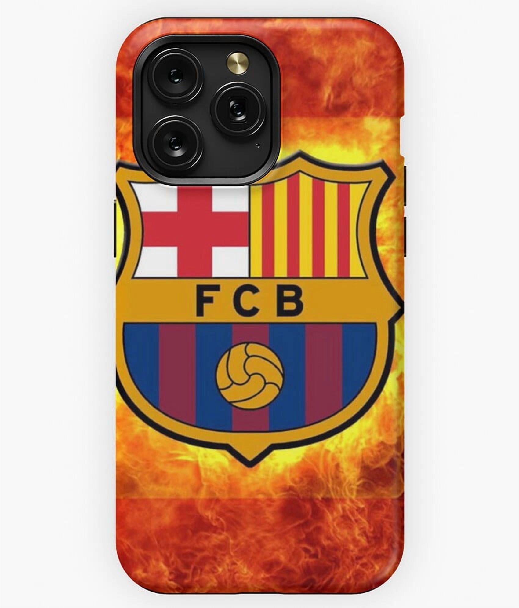 FC Barcelona Fire Flame Logo Football Fan Art A1419 Phone Case for ...