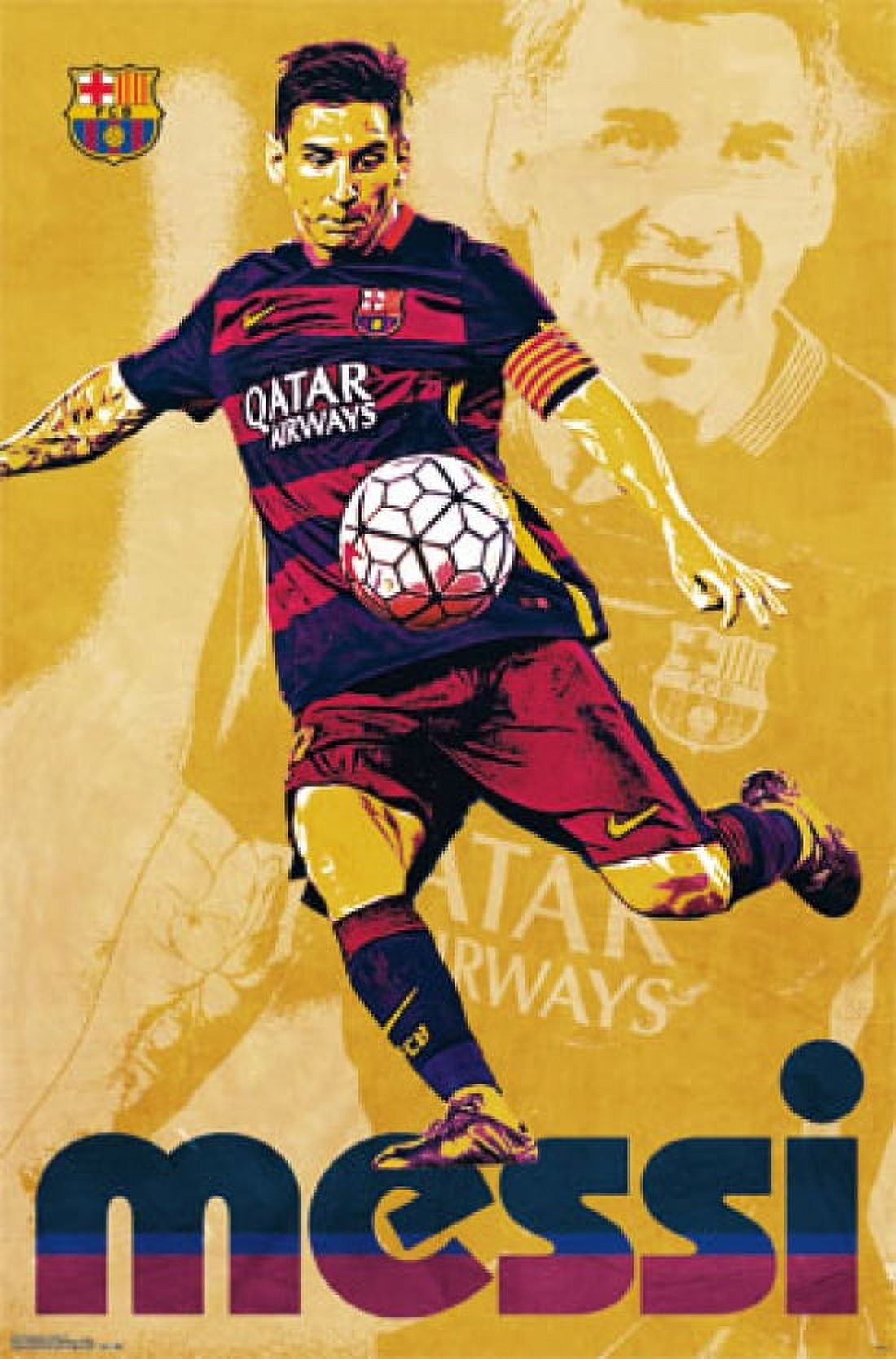 FC Barcelona - Lionel Messi Poster Print (22 x 34) Nepal | Ubuy