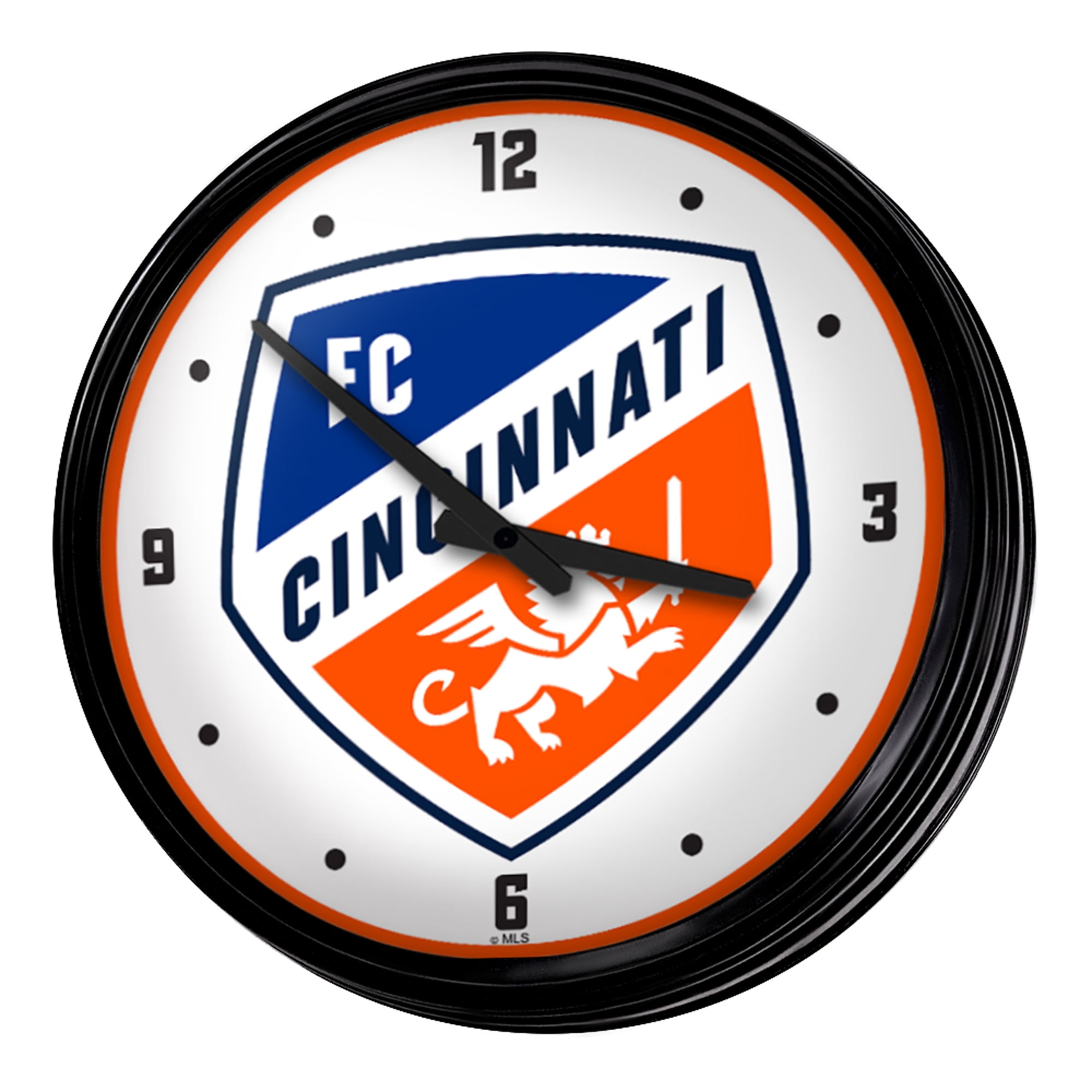 FC Cincinnati 18.75" Retro Lighted Wall Clock - Walmart.com