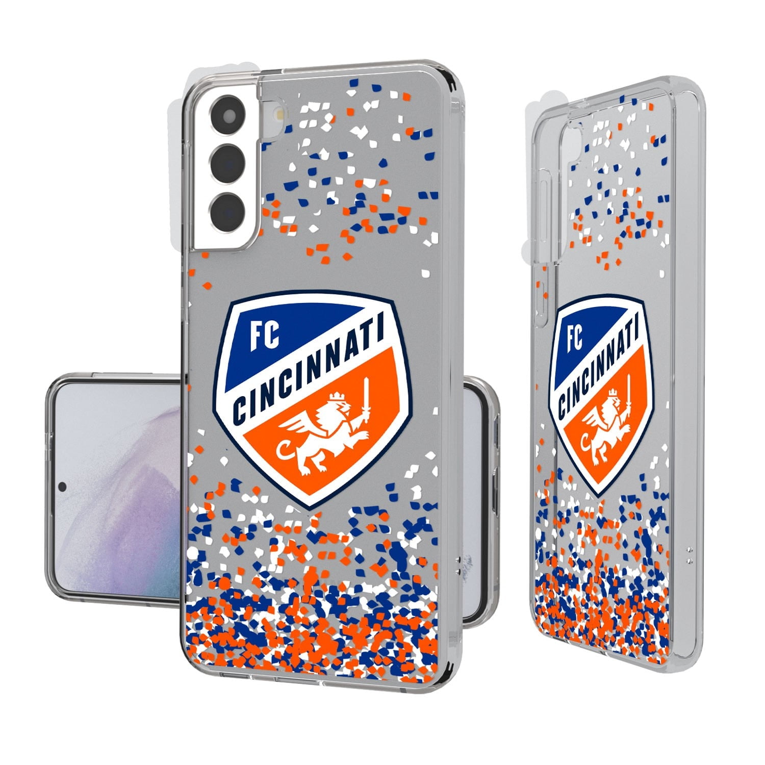 FC Cincinnati Galaxy Confetti Clear Case - Walmart.com