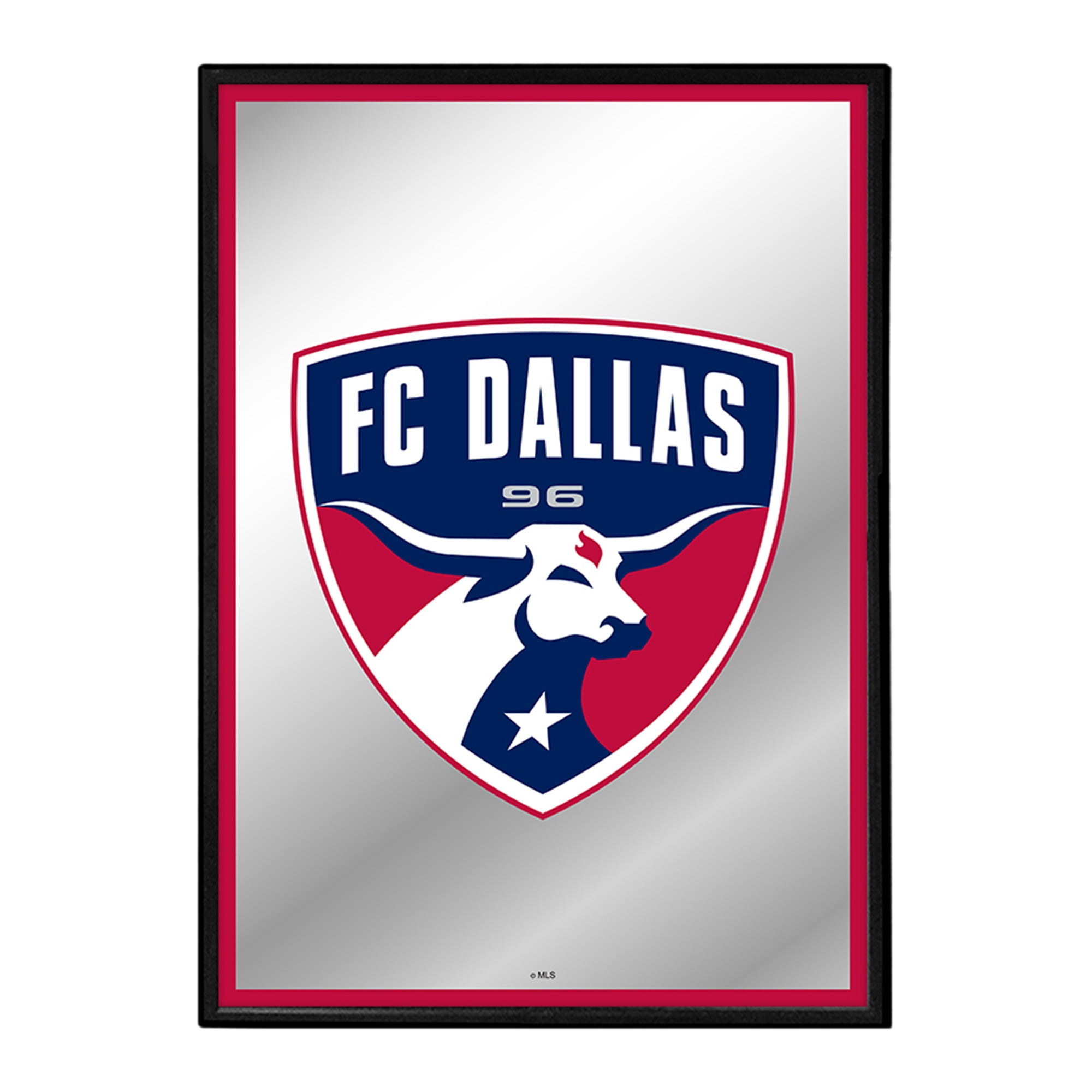 FC Dallas 19" x 27" Framed Mirrored Wall Sign - Walmart.com