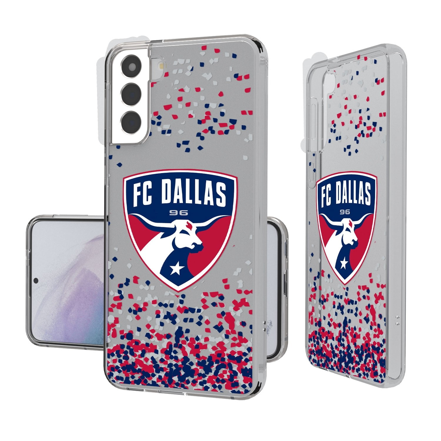 FC Dallas Galaxy Confetti Clear Case - Walmart.com