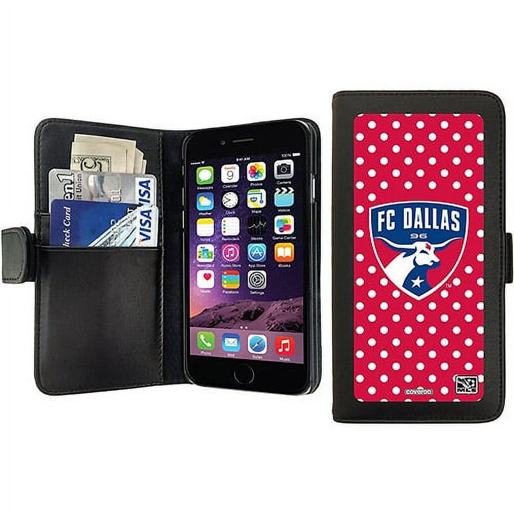 FC Dallas Polka Dots Design on Apple iPhone 6 Plus Wallet Case by ...