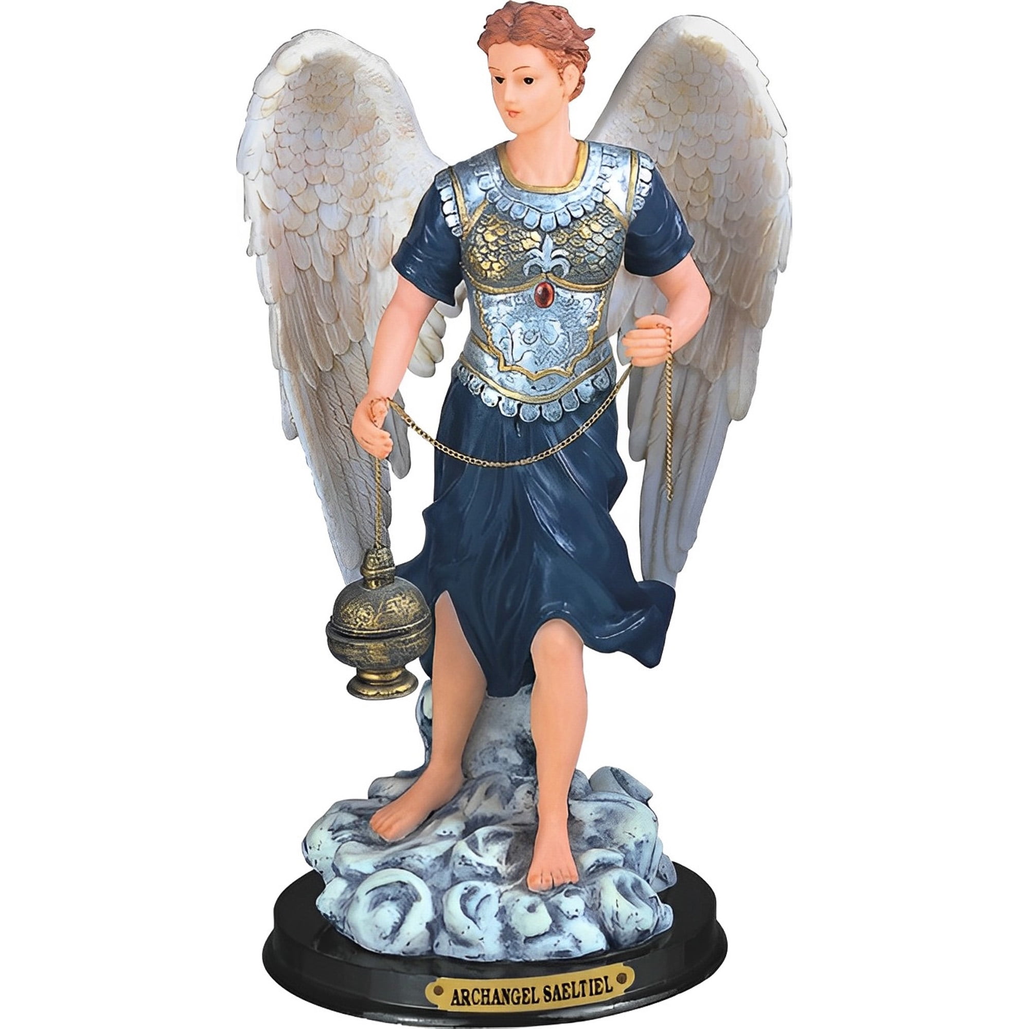 FC Design 12"H Archangel Sealtiel Statue Angel of Prayer Holy Figurine Statue Sculpture Ornament ...