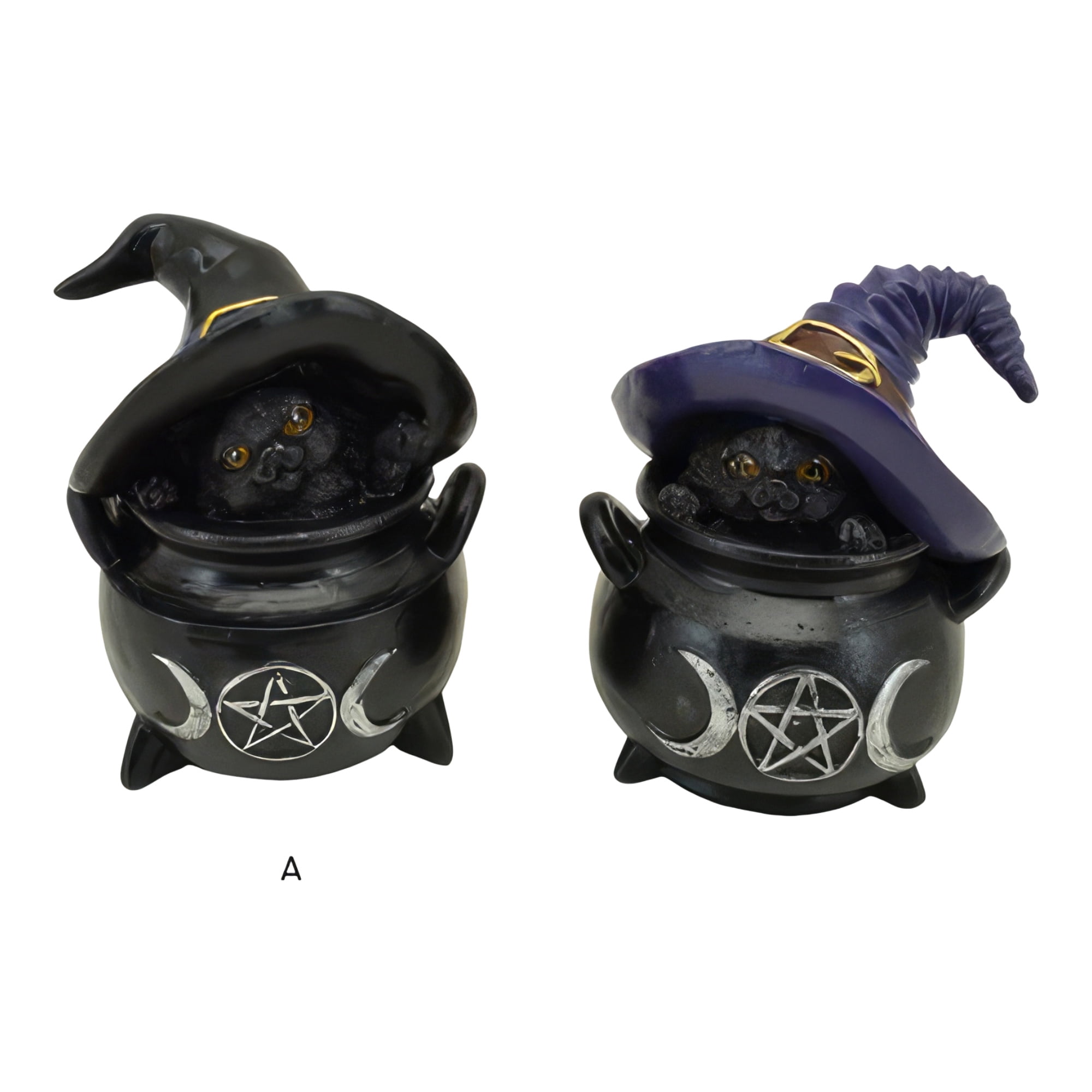 FC Design 3.5"H 2-PC Cat in Cauldron Figurine Set Statue Sculpture ...