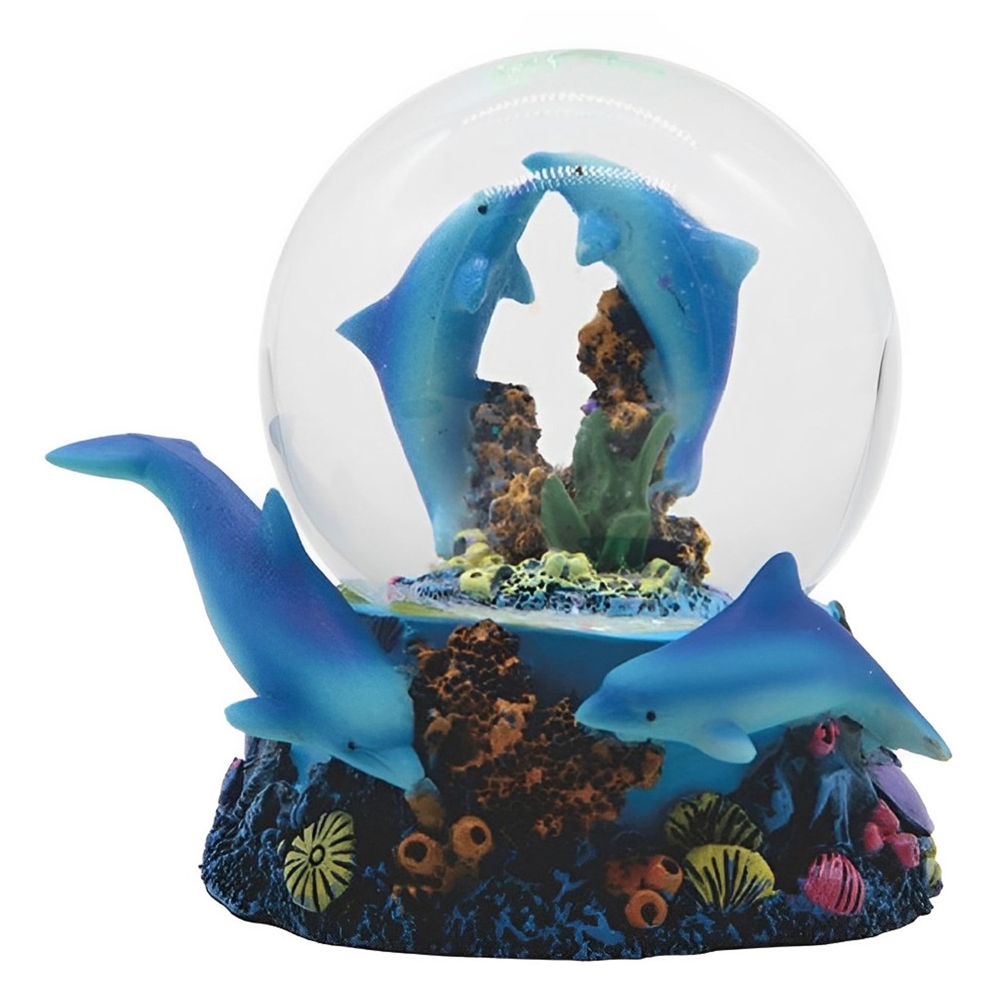 FC Design 3.5"H Dolphin Glitter Snow Globe Statue Sculpture Ornament ...