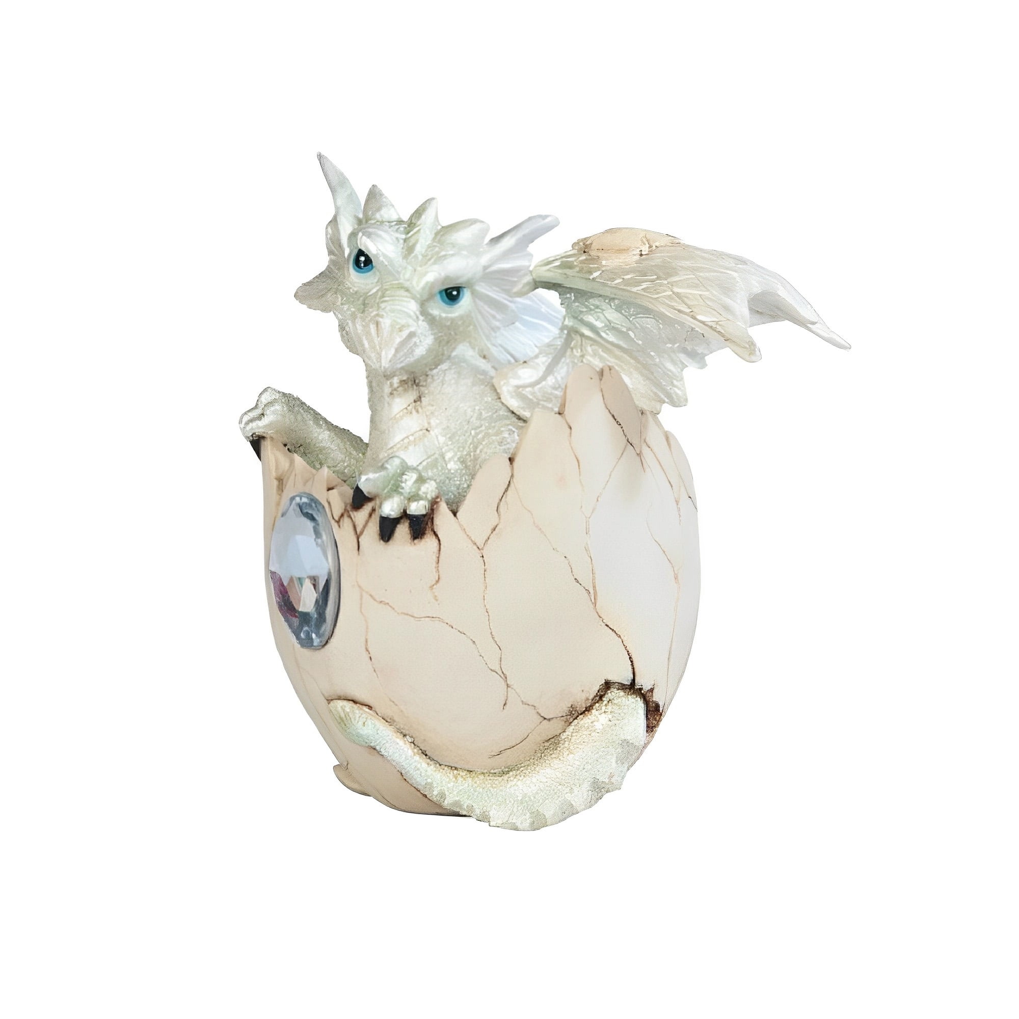 FC Design 4"H Apirl Birthstone Silver Dragon Baby Hatchling Figurine ...
