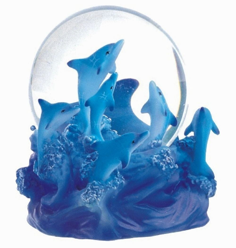 FC Design 4"H Dolphin Glitter Snow Globe Statue Sculpture Ornament ...