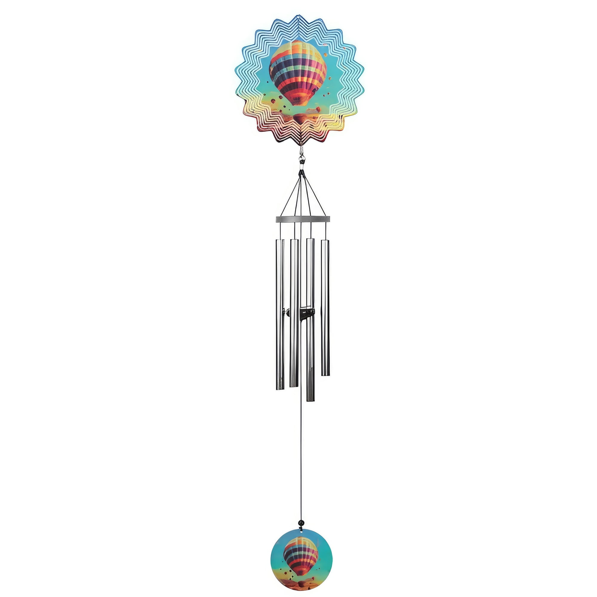FC Design 40" Long Air Balloon Ripple Illusion Wind Chime Statue ...