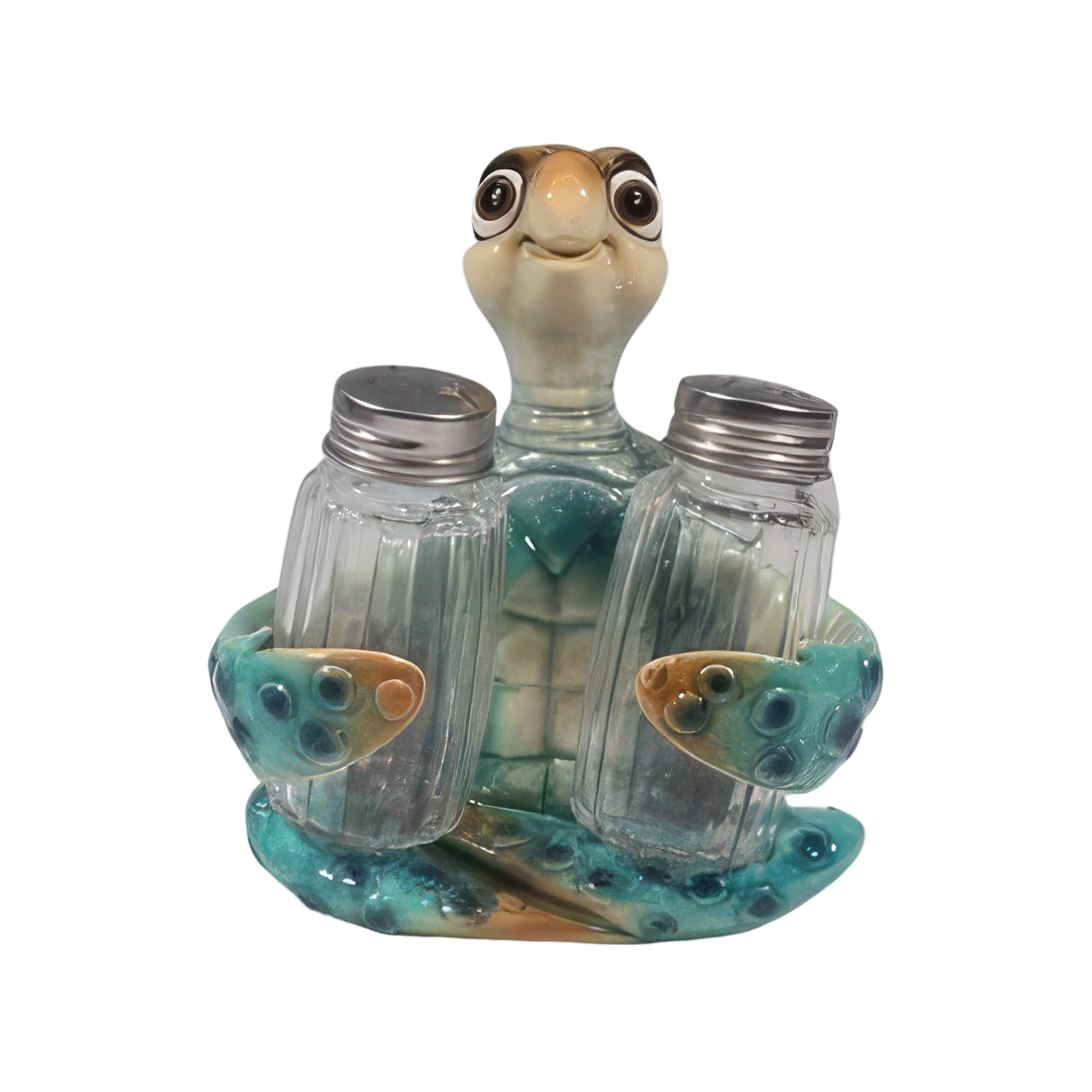FC Design 5.5"H Blue Sea Turtle Salt & Pepper Shaker Holder Statue ...