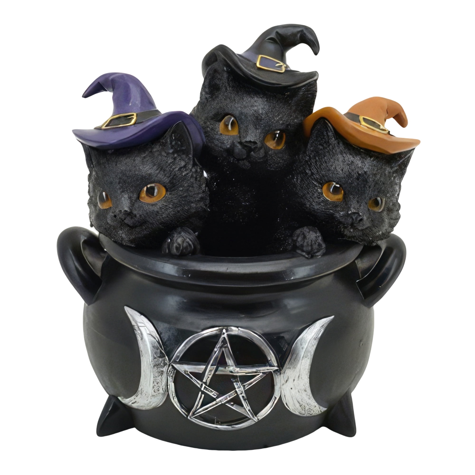 FC Design 5.75"H LED 3 Kittens in Cauldron Figurine Statue Sculpture ...